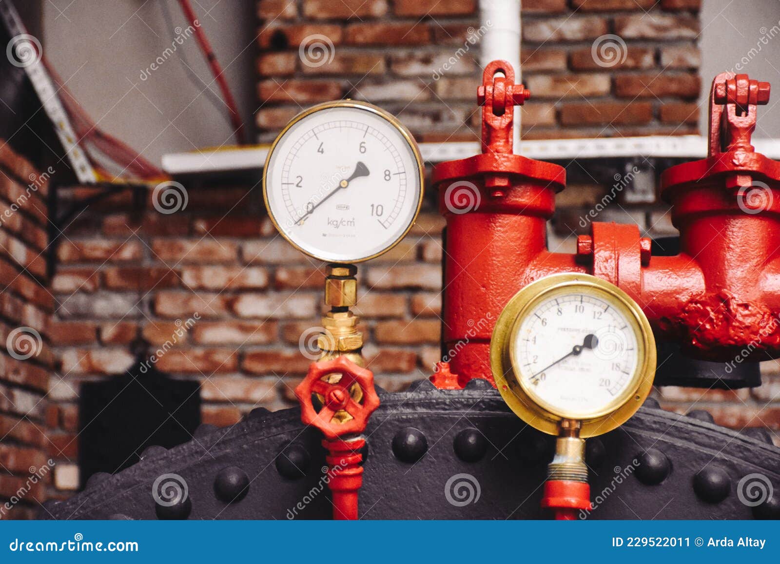Old Water Manometer for Pressure Stock Image - Image of scale, meter ...
