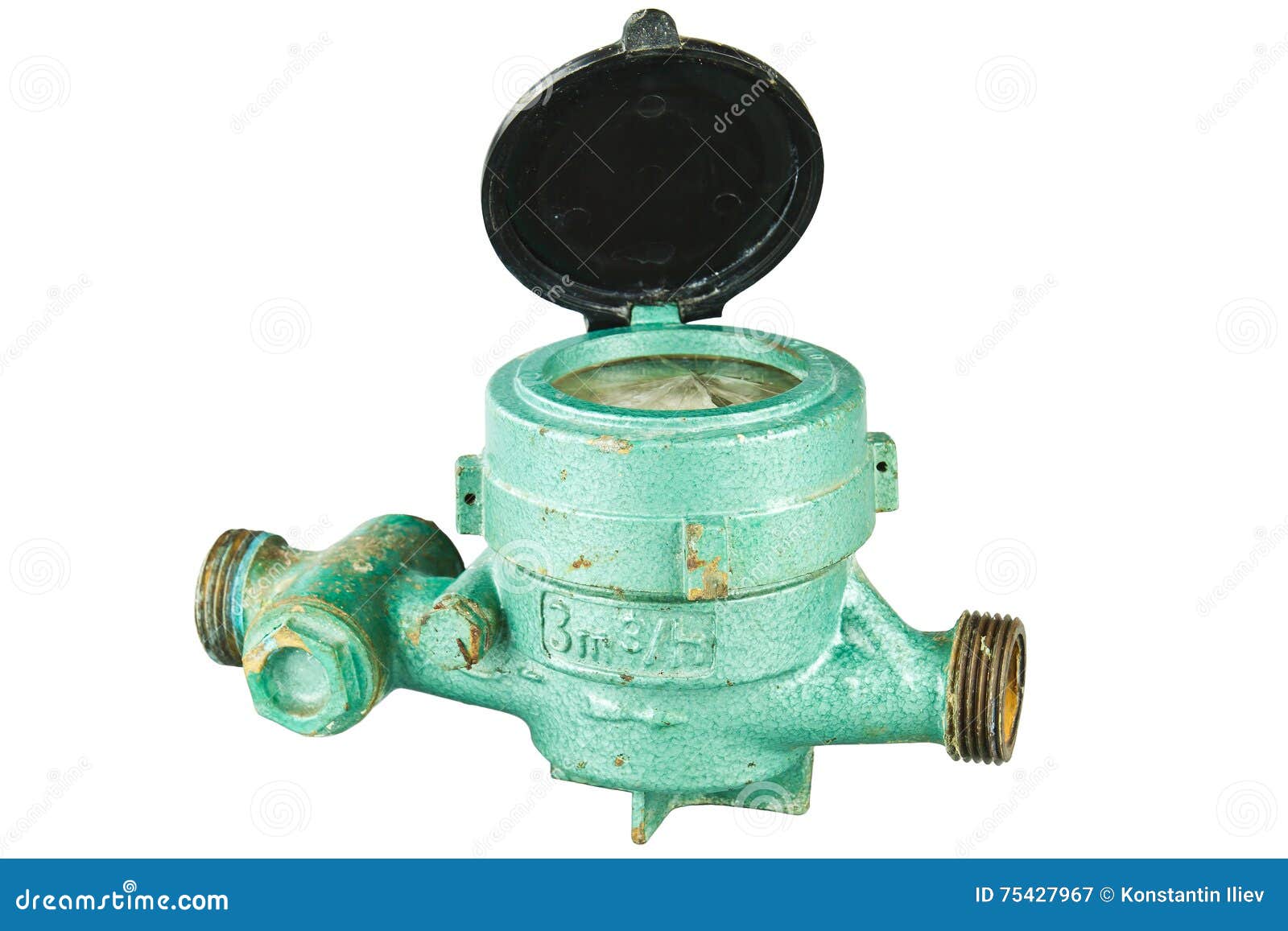 Diagram Of A Water Meter From 1960 (b) Components Of Multije