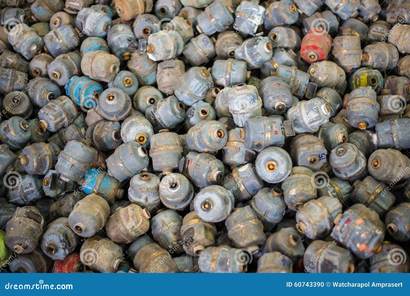 Old water meter stock photo. Image of equipment, metal - 60743390