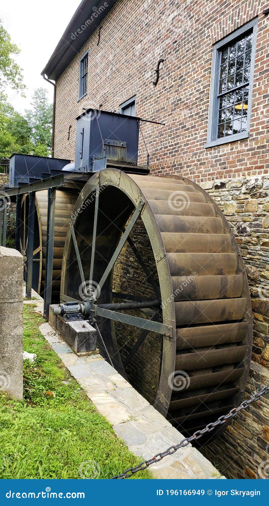 Old water mill stock image. Image of architecture, historical - 196166949