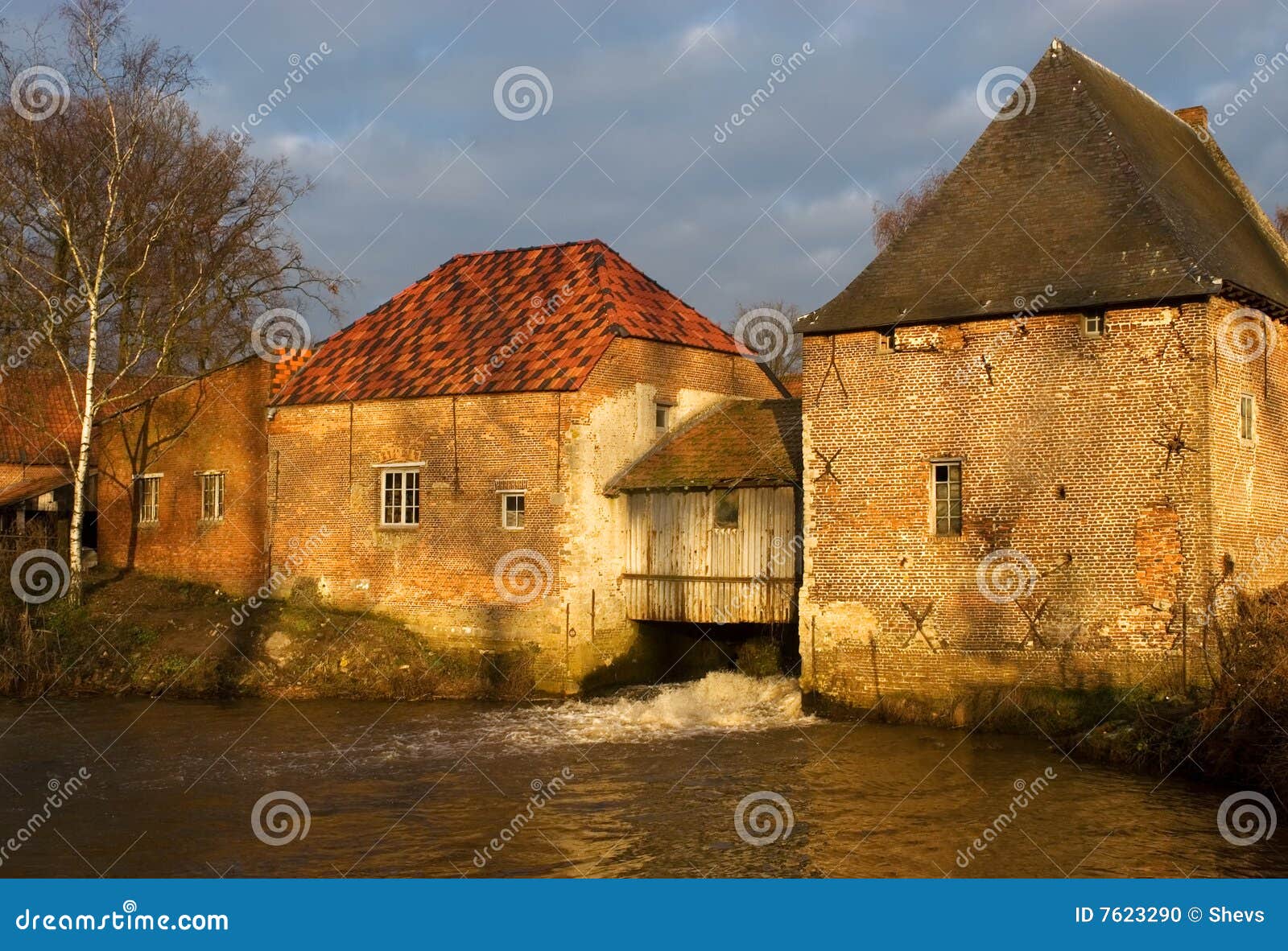 Old water mill building stock photo. Image of europe, mowler - 7623290