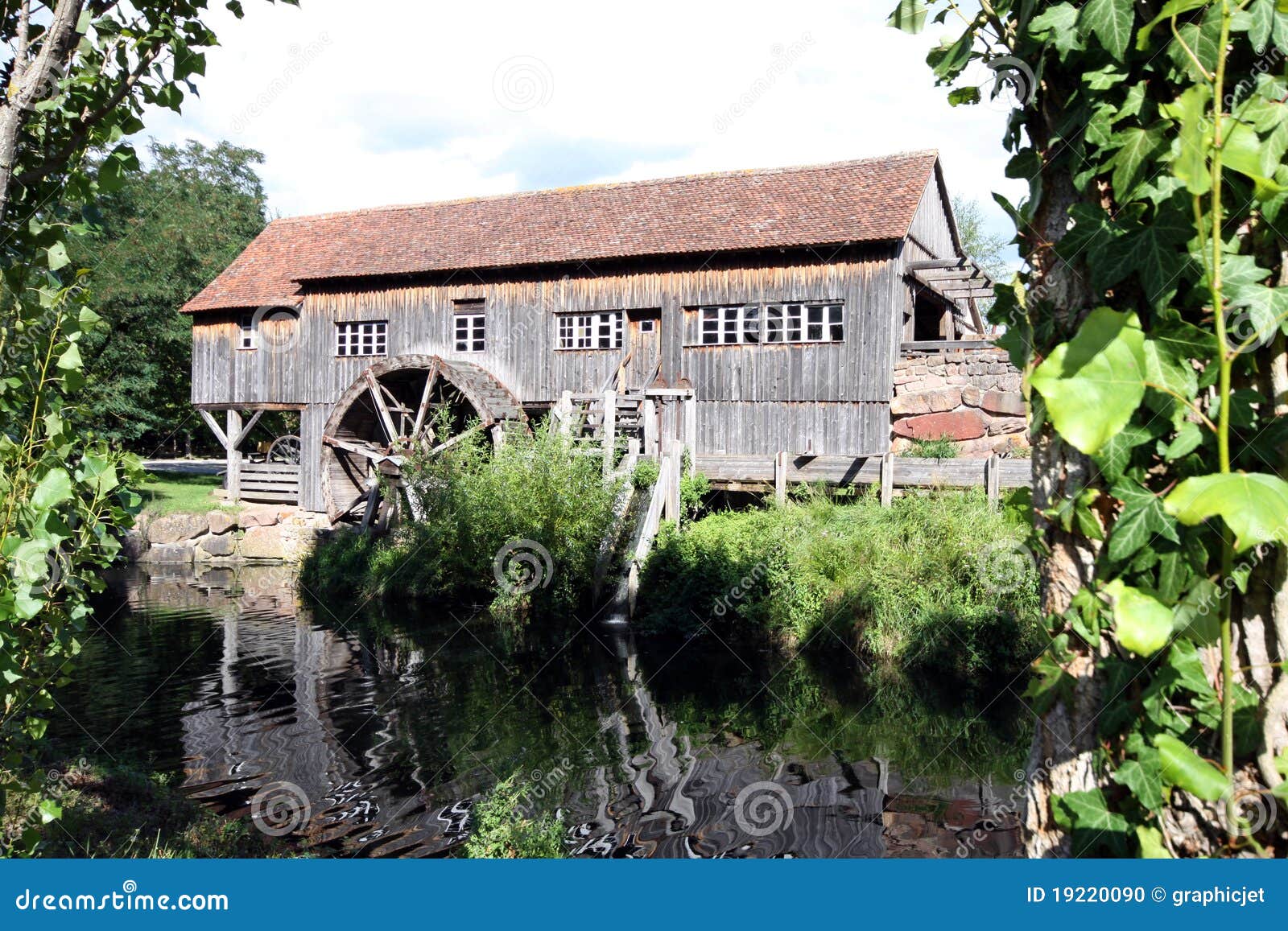 Old Water Mill in the Country Stock Photo - Image of summer, france ...