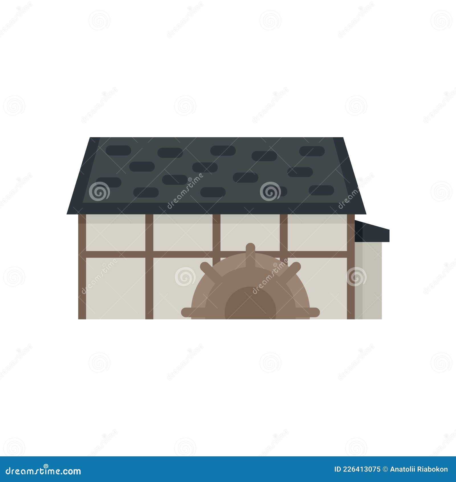 Grist Mill Vector Stock Illustrations – 13 Grist Mill Vector Stock ...