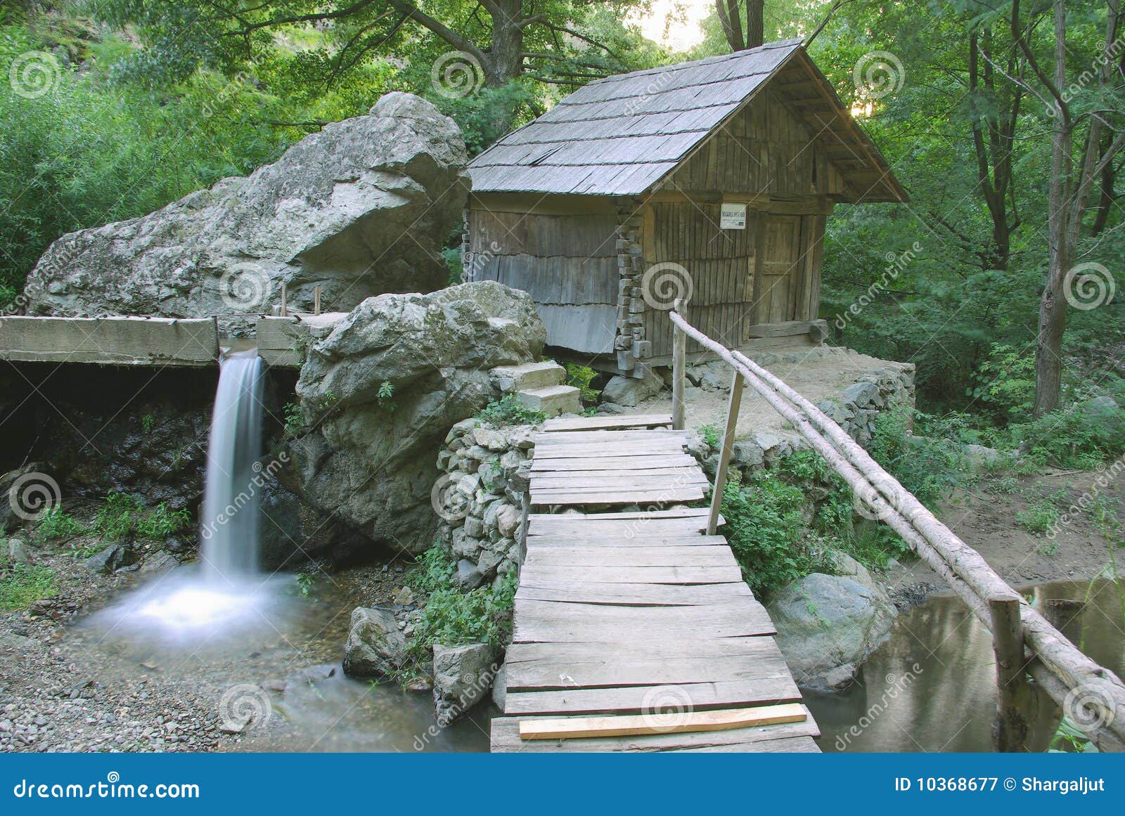 Old water mill - Romania stock image. Image of architecture - 10368677