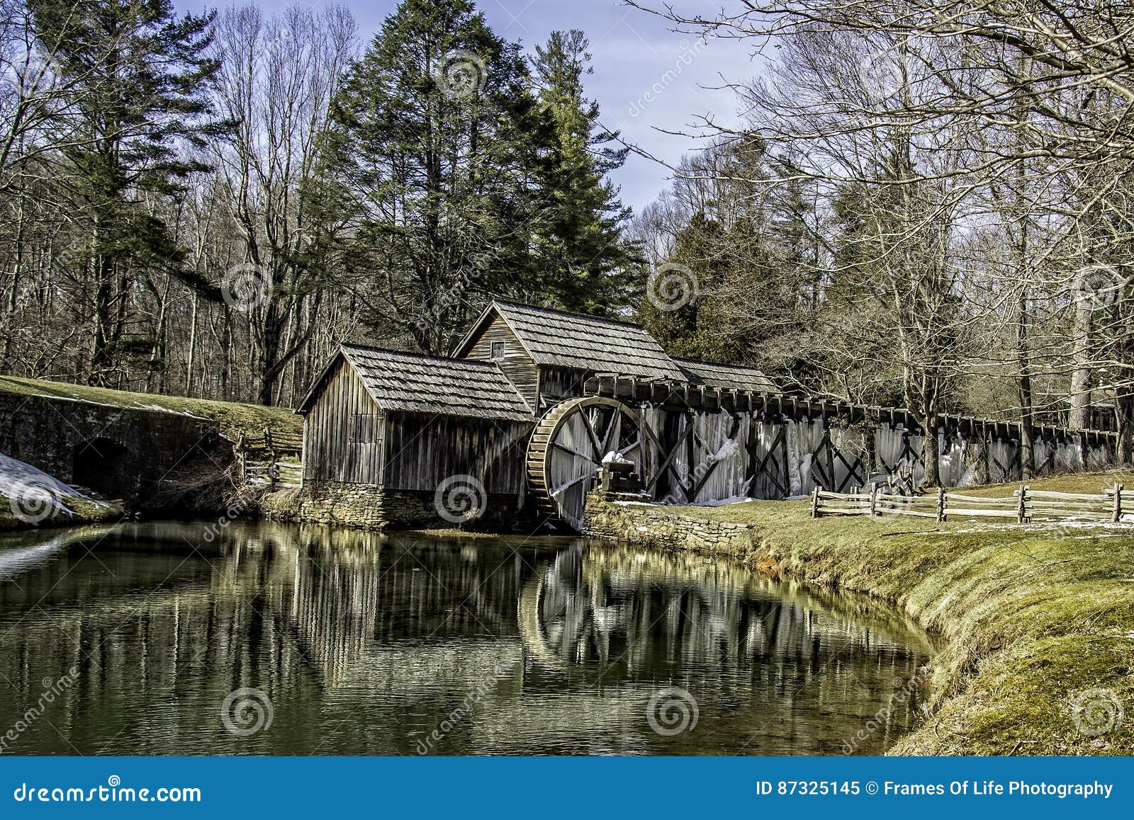 Old Water Mill stock image. Image of meal, power, trees - 87325145