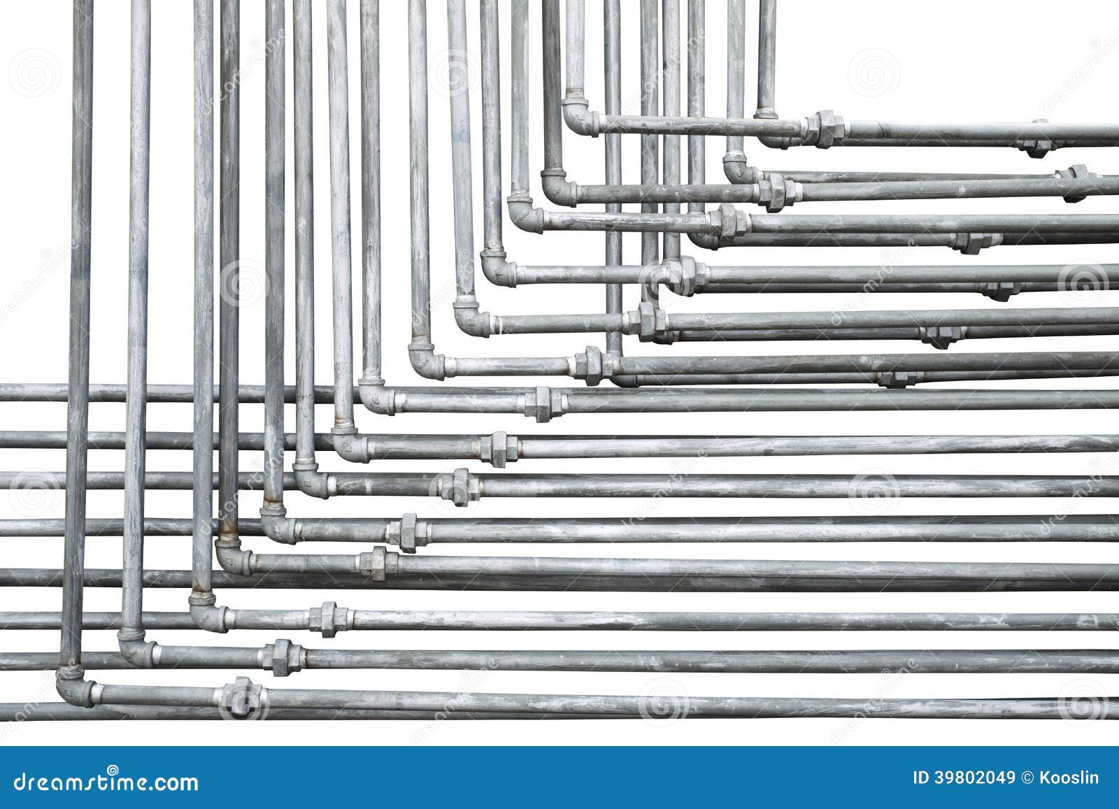 Old water pipes stock image. Image of material, corrosion - 39802049