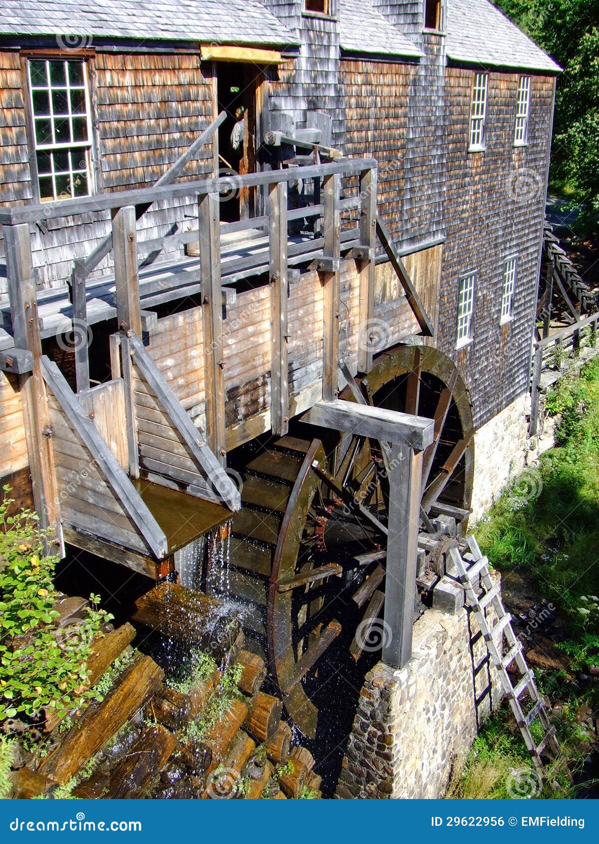 Old water powered sawmill stock photo. Image of canada - 29622956