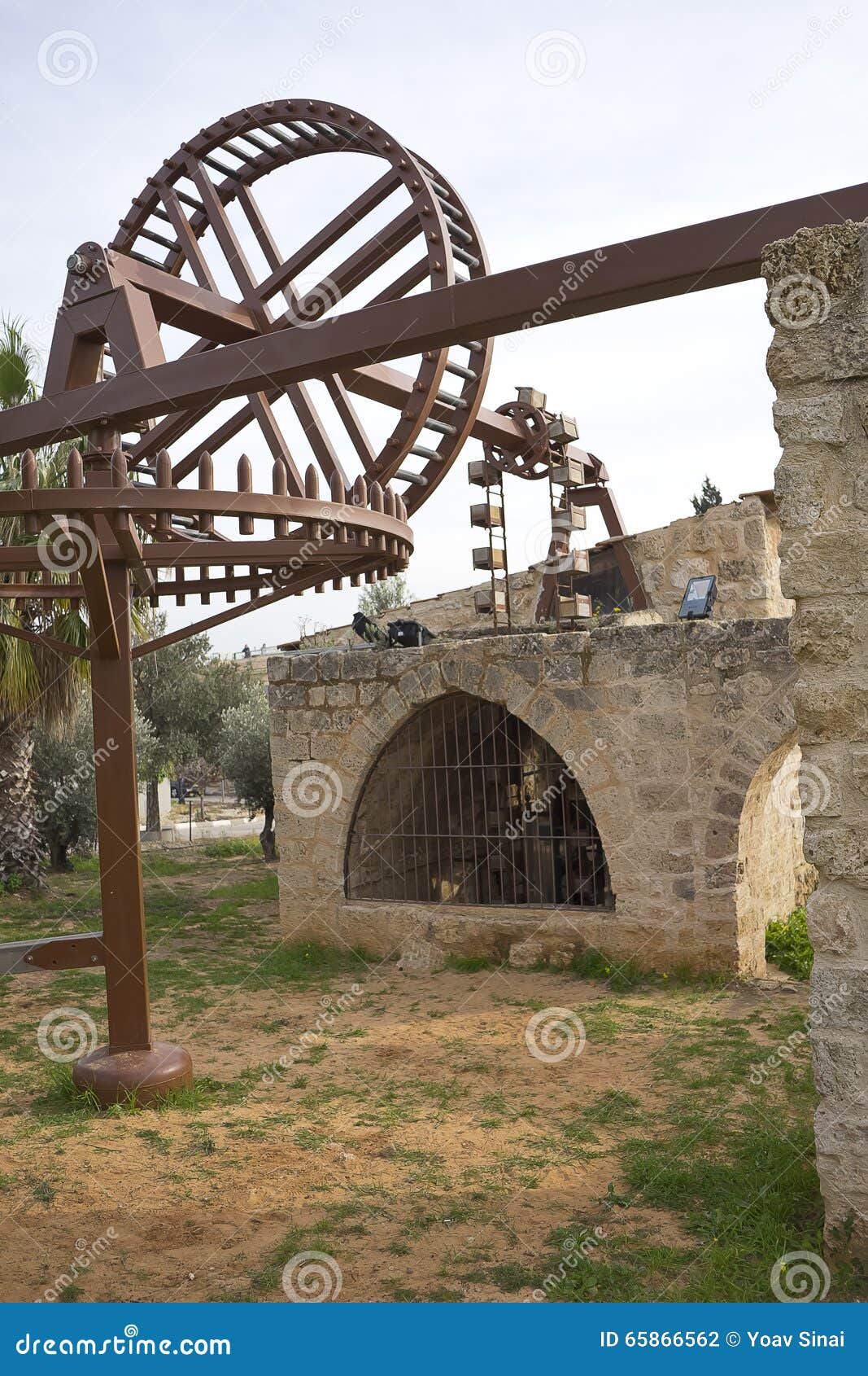 Old water pump Binyamina stock photo. Image of israel - 65866562