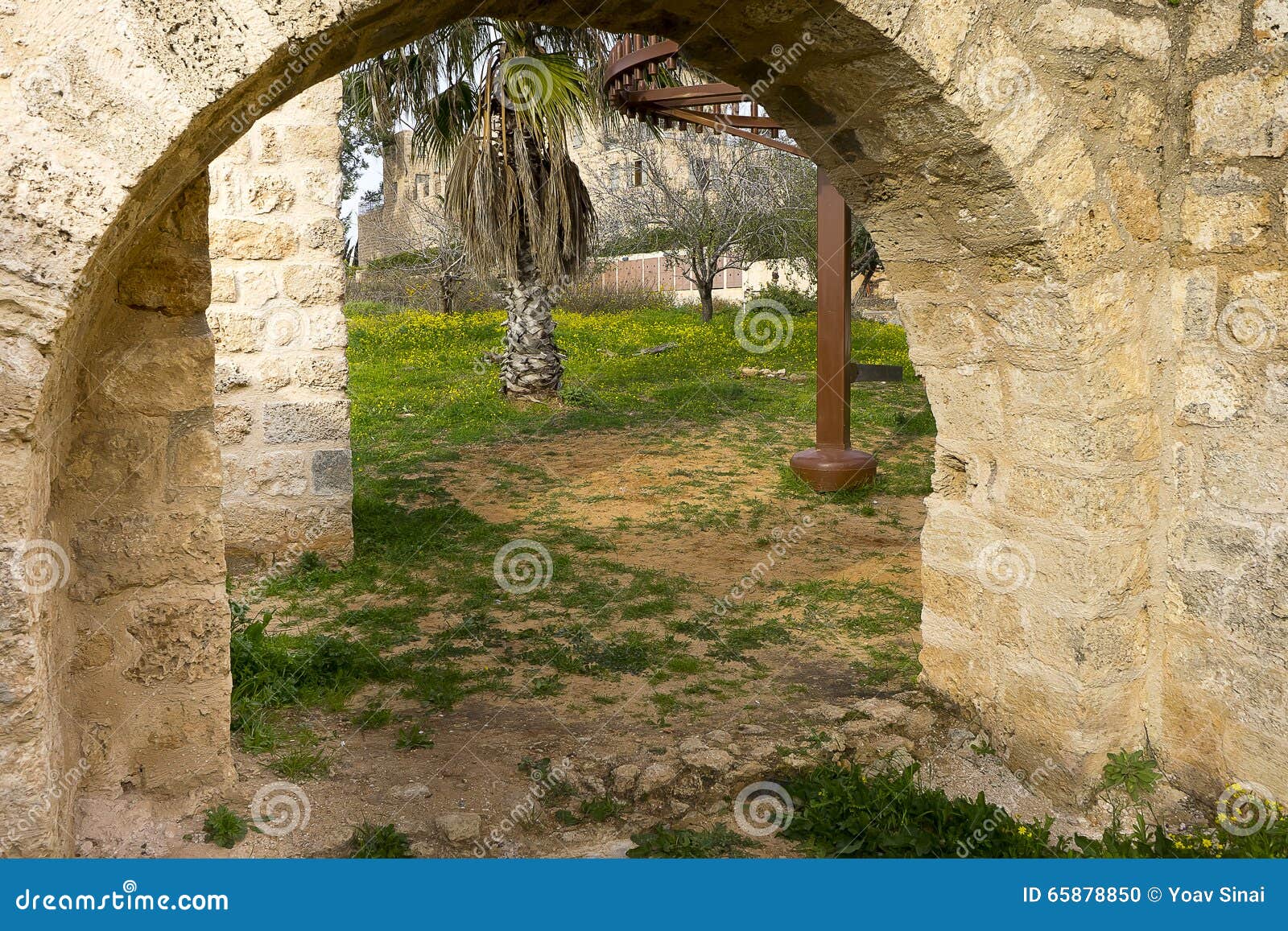 Old water pump Binyamina stock photo. Image of ancient - 65878850