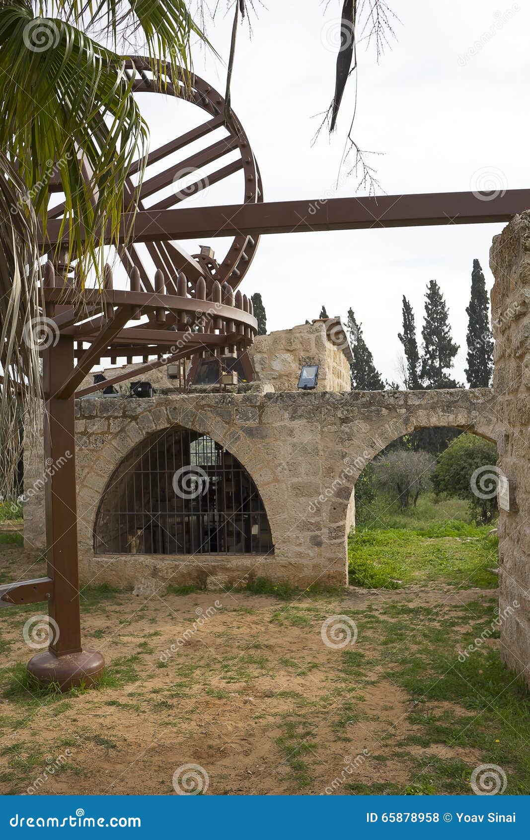Old water pump Binyamina stock photo. Image of israel - 65878958