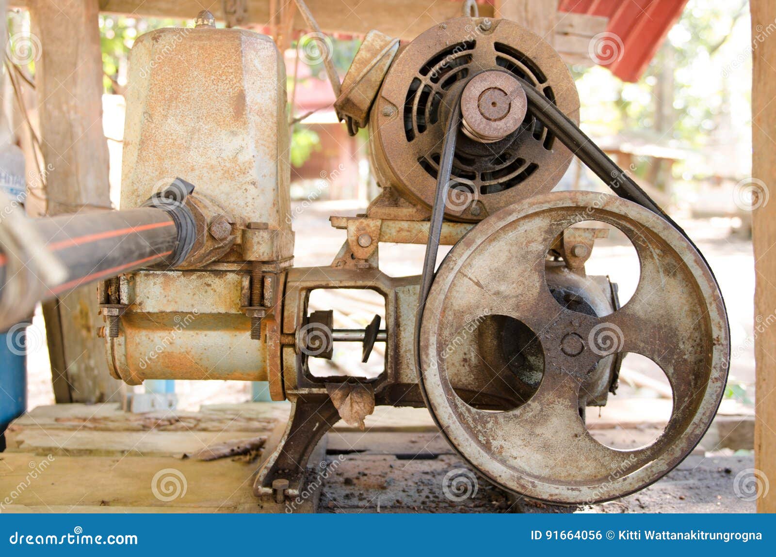 Old water pump vintage stock photo. Image of object, obsolete - 91664056