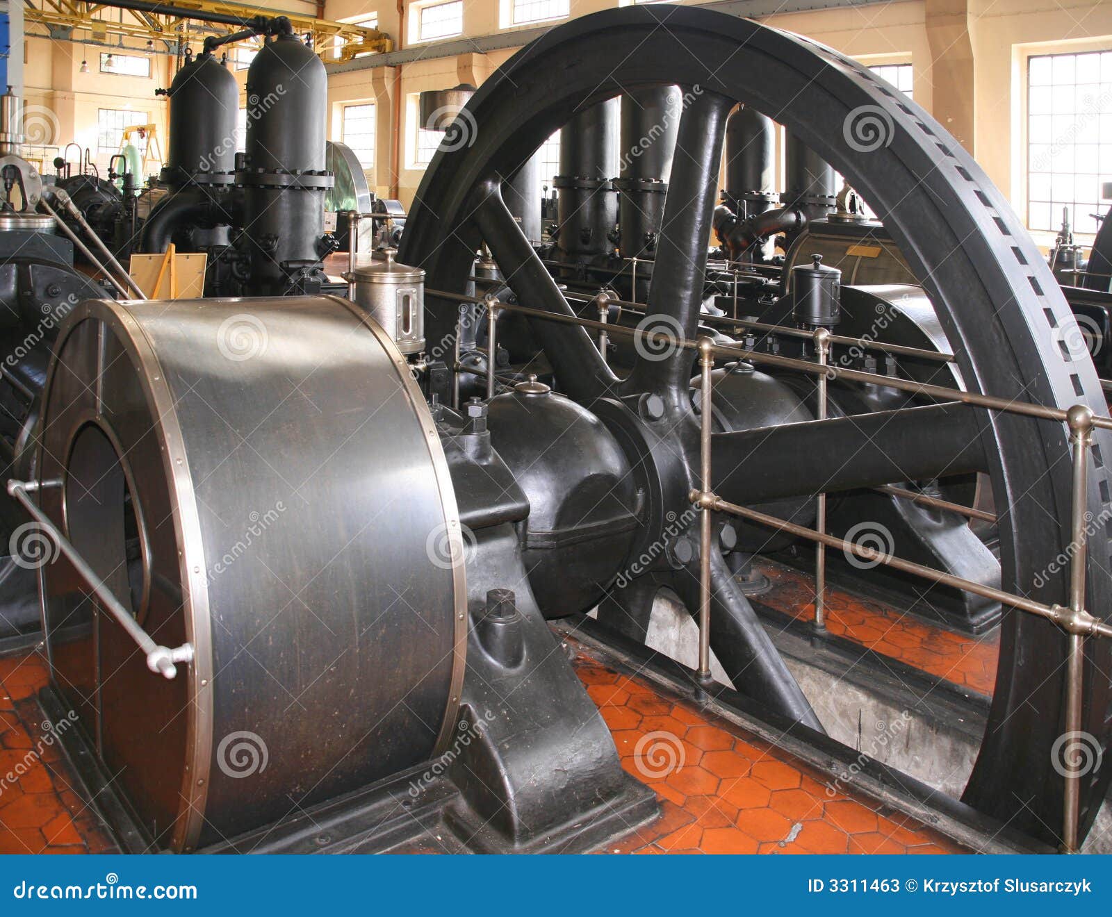 Water Pumping Rainwater Out Of The Excavation Trenches Royalty-Free ...