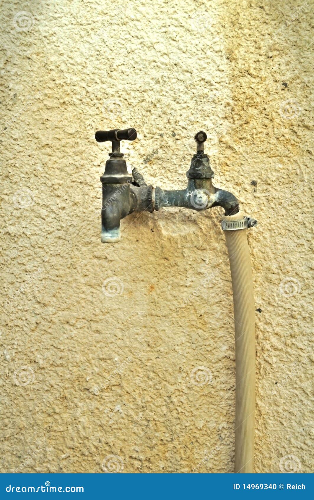 Old water tap stock photo. Image of peasant, water, tube - 14969340