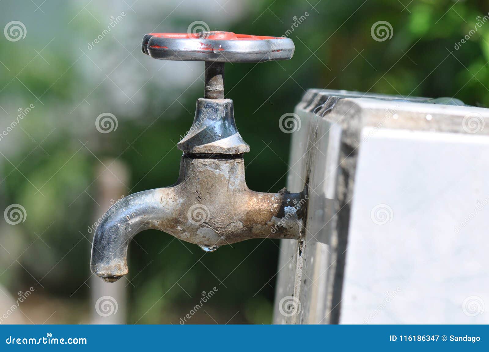 Old Water Tap stock image. Image of water, pipe, handle - 116186347