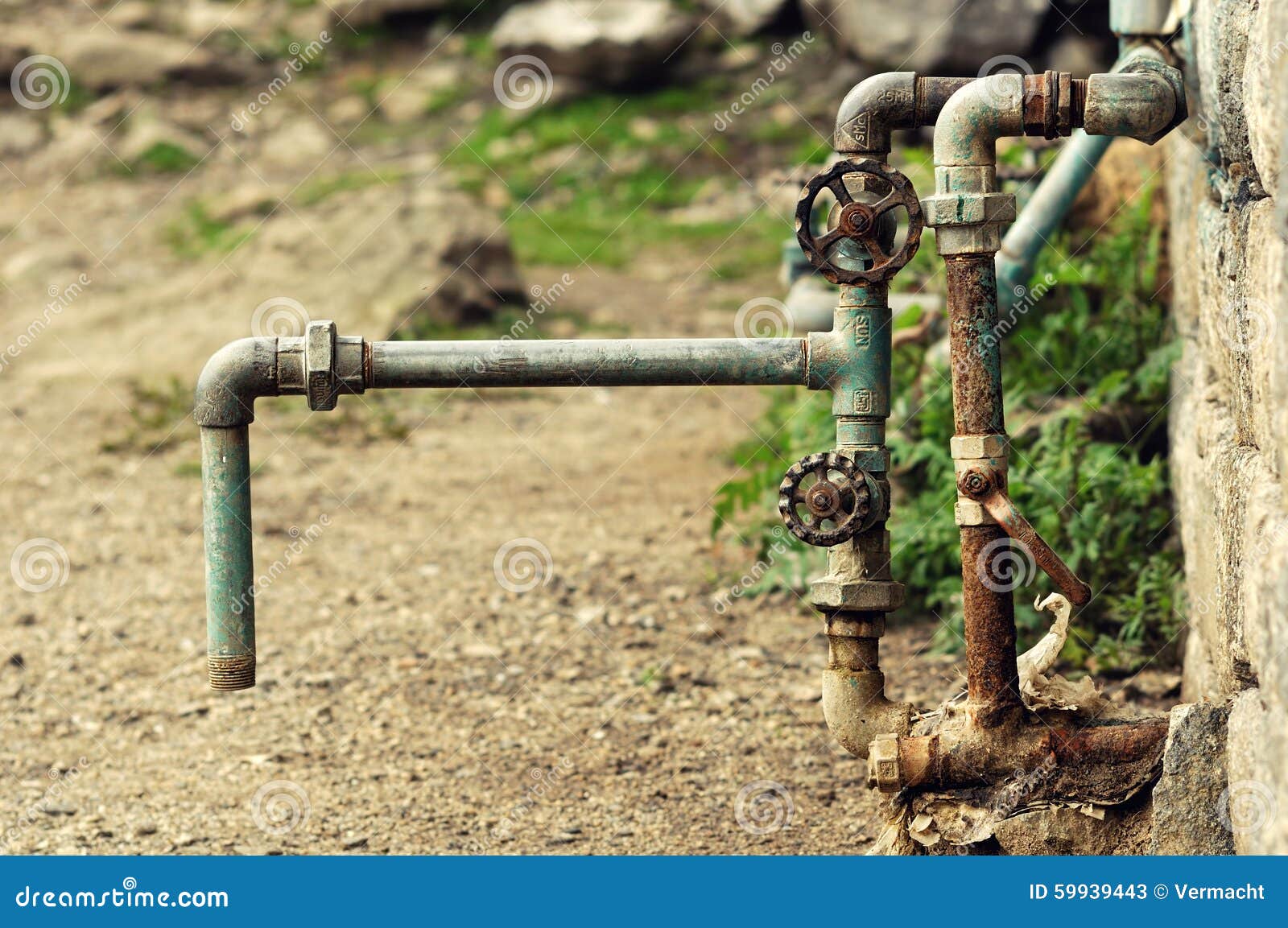 Old Water Tap on the Street Stock Image - Image of yard, metal: 59939443