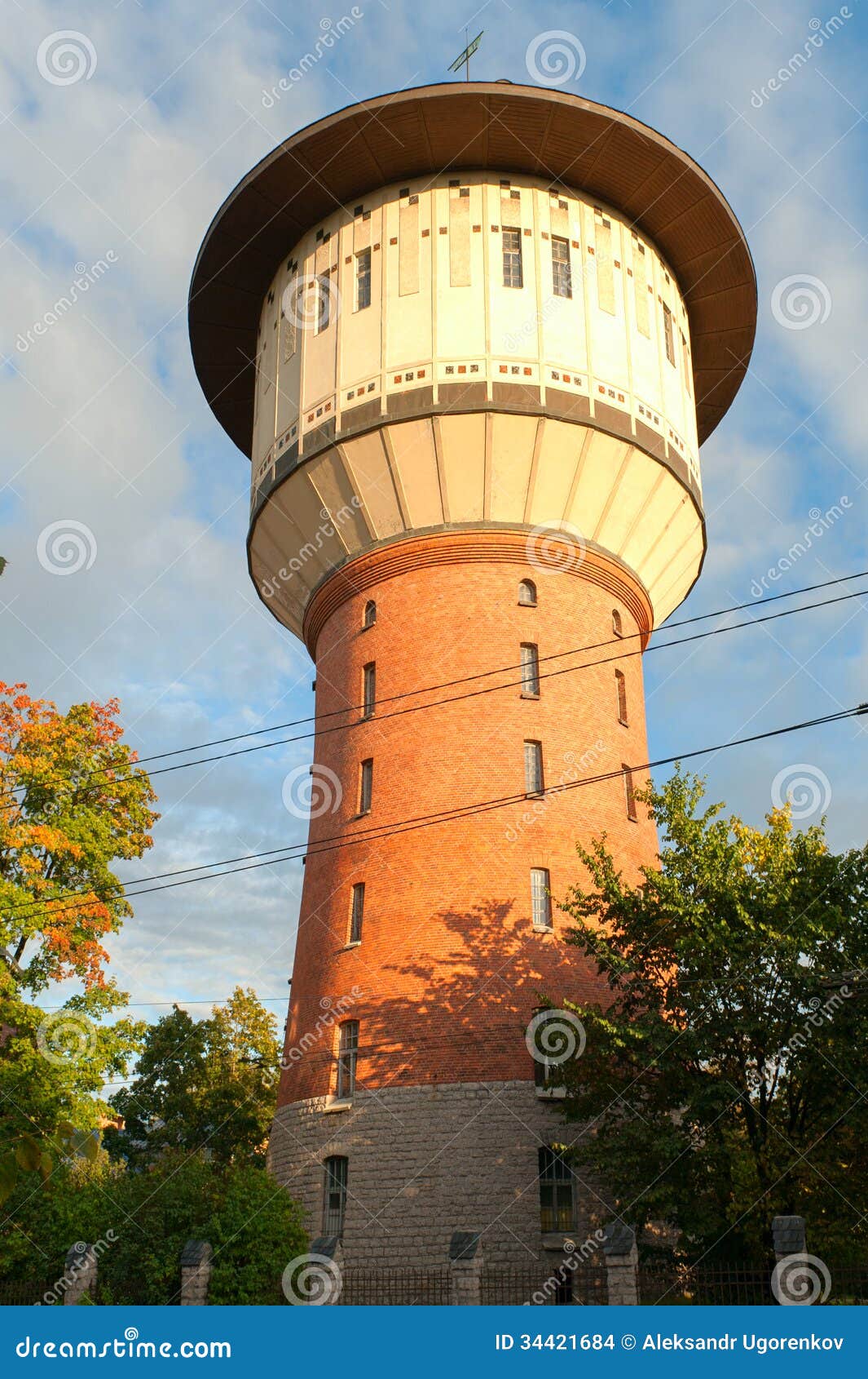 Old water tower stock photo. Image of culture, history - 34421684