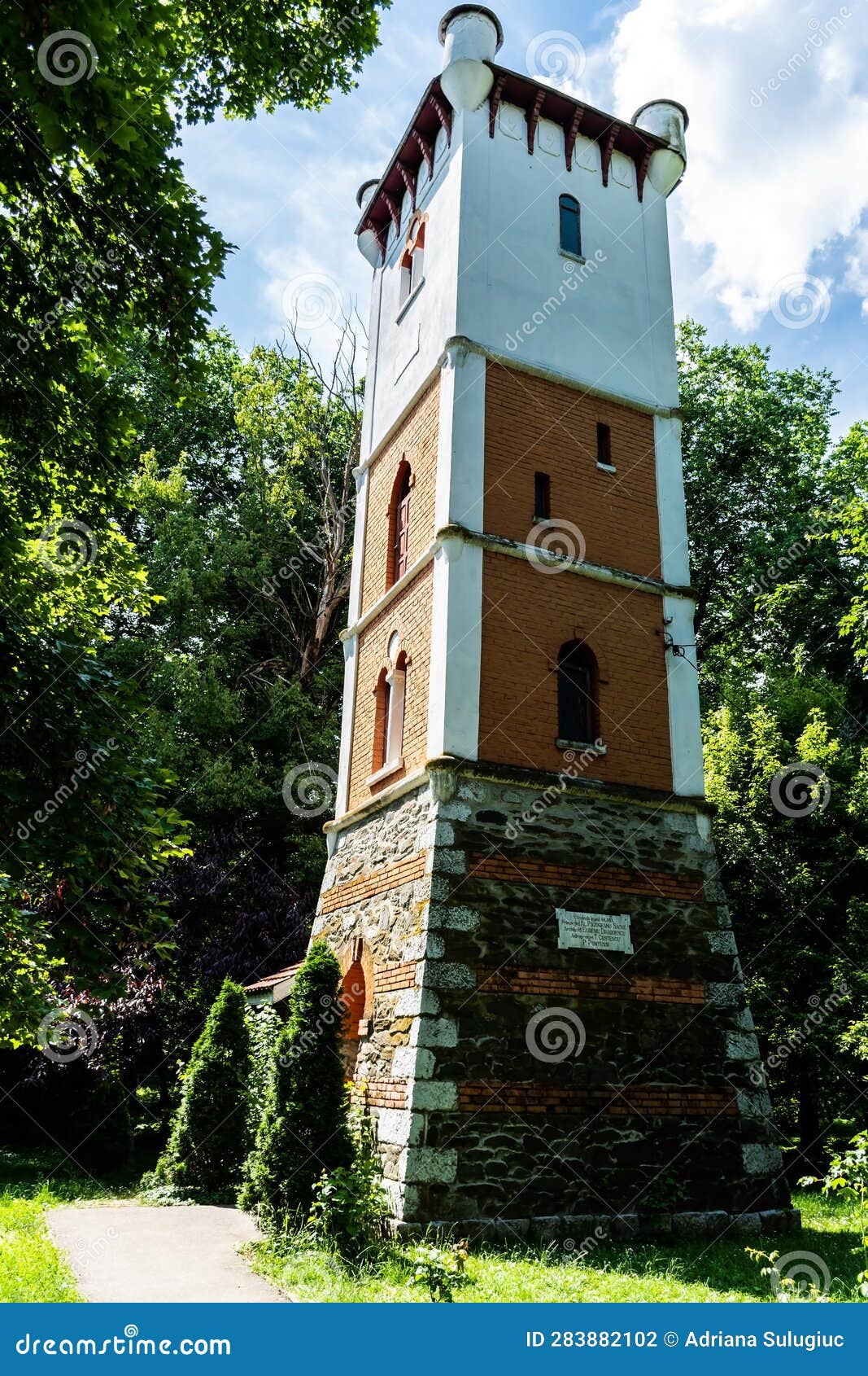 The Old Water Tower, Old Fire Tower Editorial Photography - Image of ...