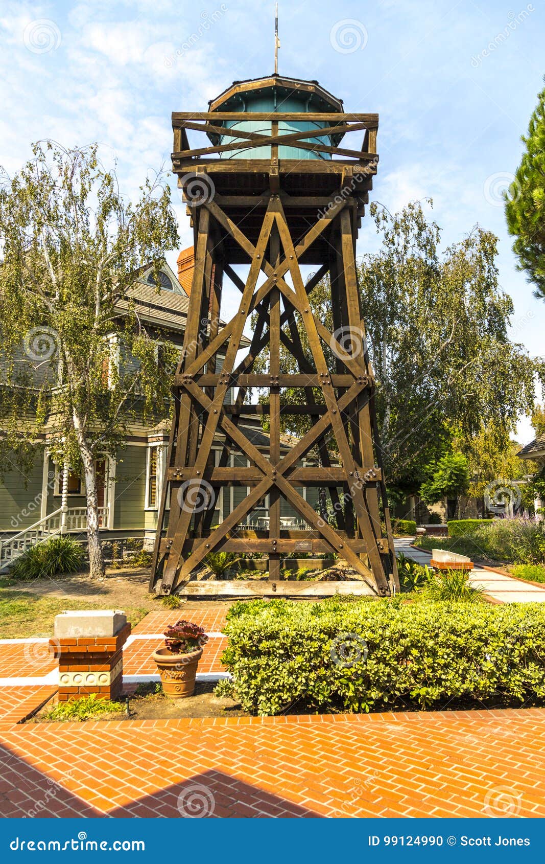 Old Water Tower stock photo. Image of oxnard, view, details - 99124990