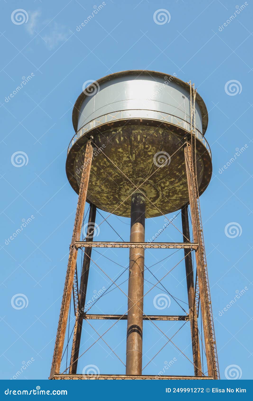 Old water tower stock photo. Image of structure, water - 249991272