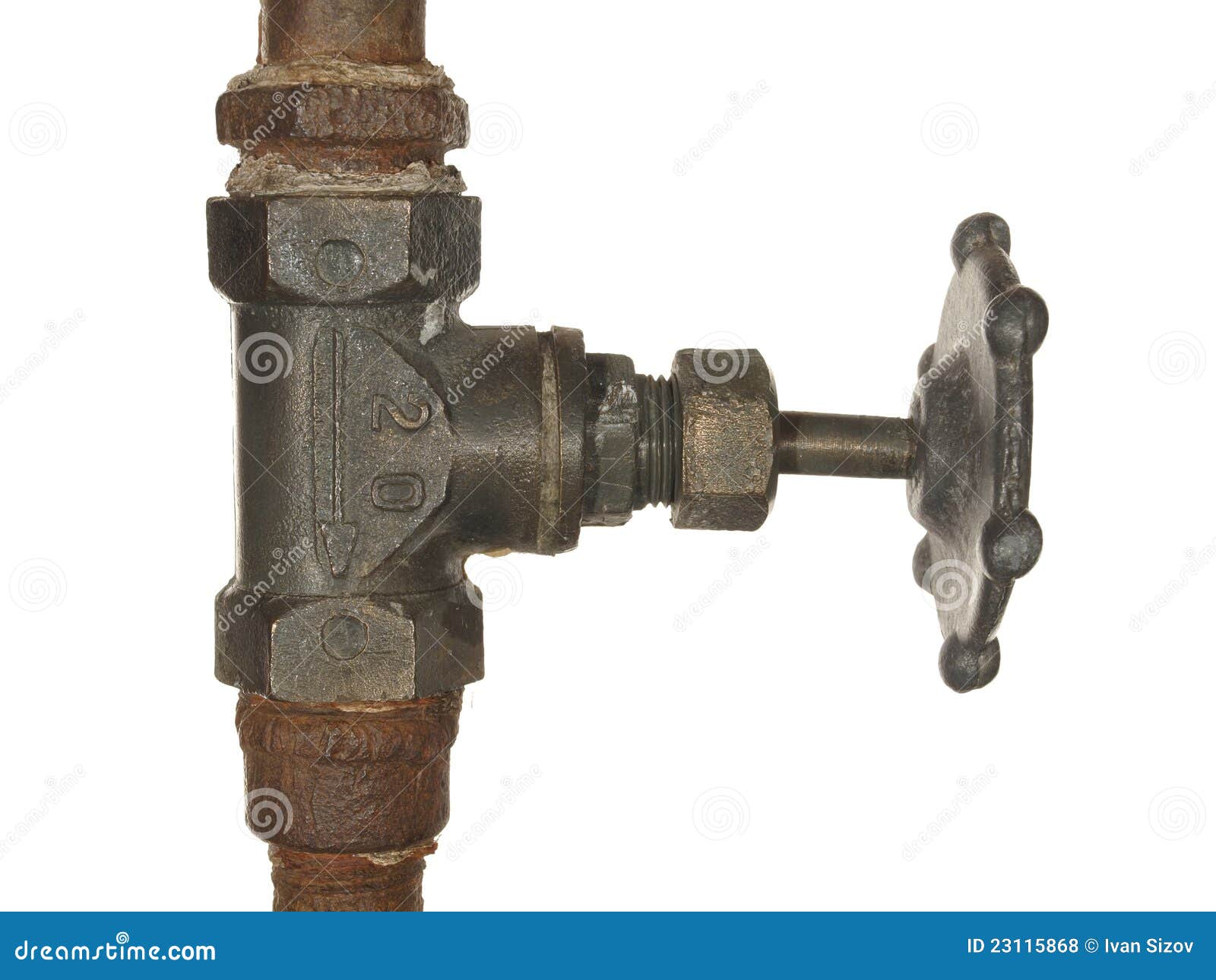 Old Water Valve Royalty Free Stock Photos - Image: 23115868
