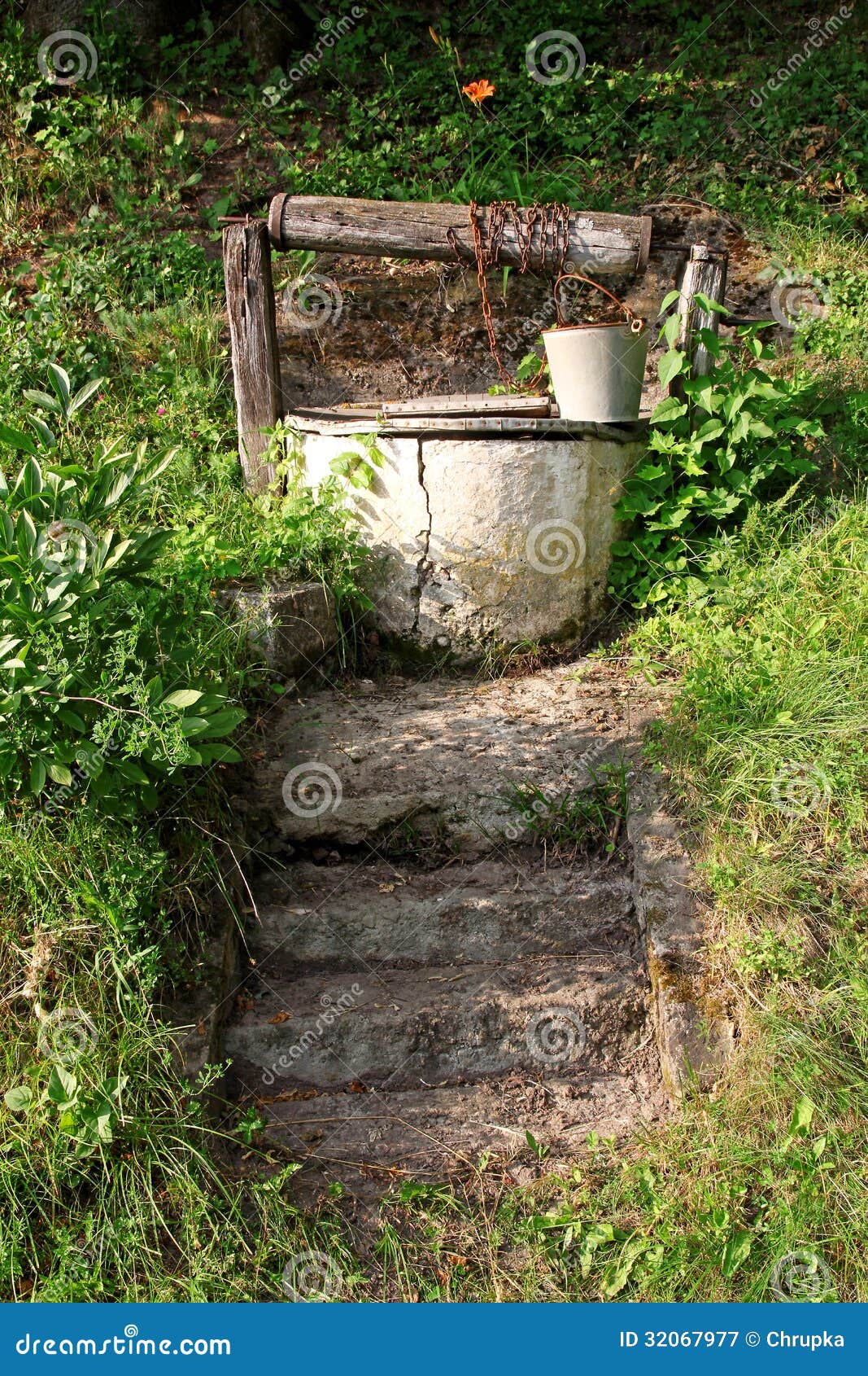 Old water well stock image. Image of rural, idyllic, country - 32067977