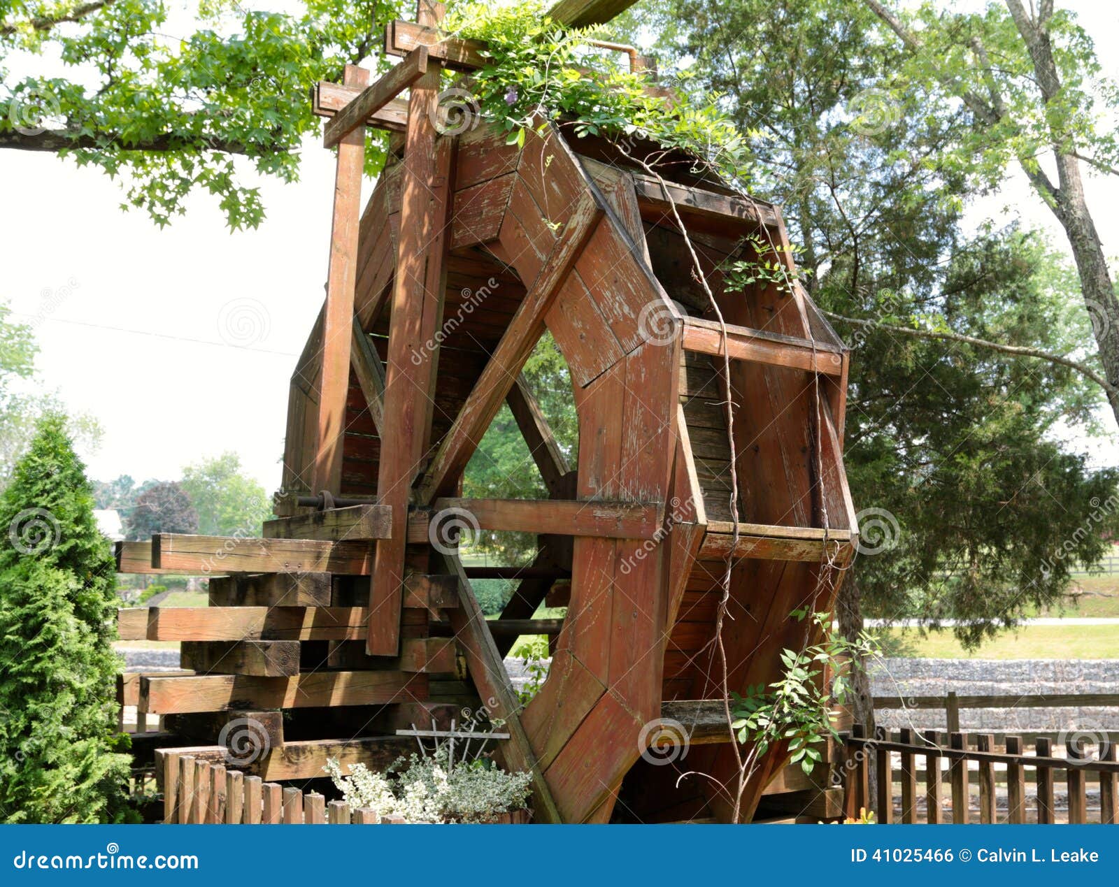 Old Water Wheel stock photo. Image of grass, axle, brown - 41025466