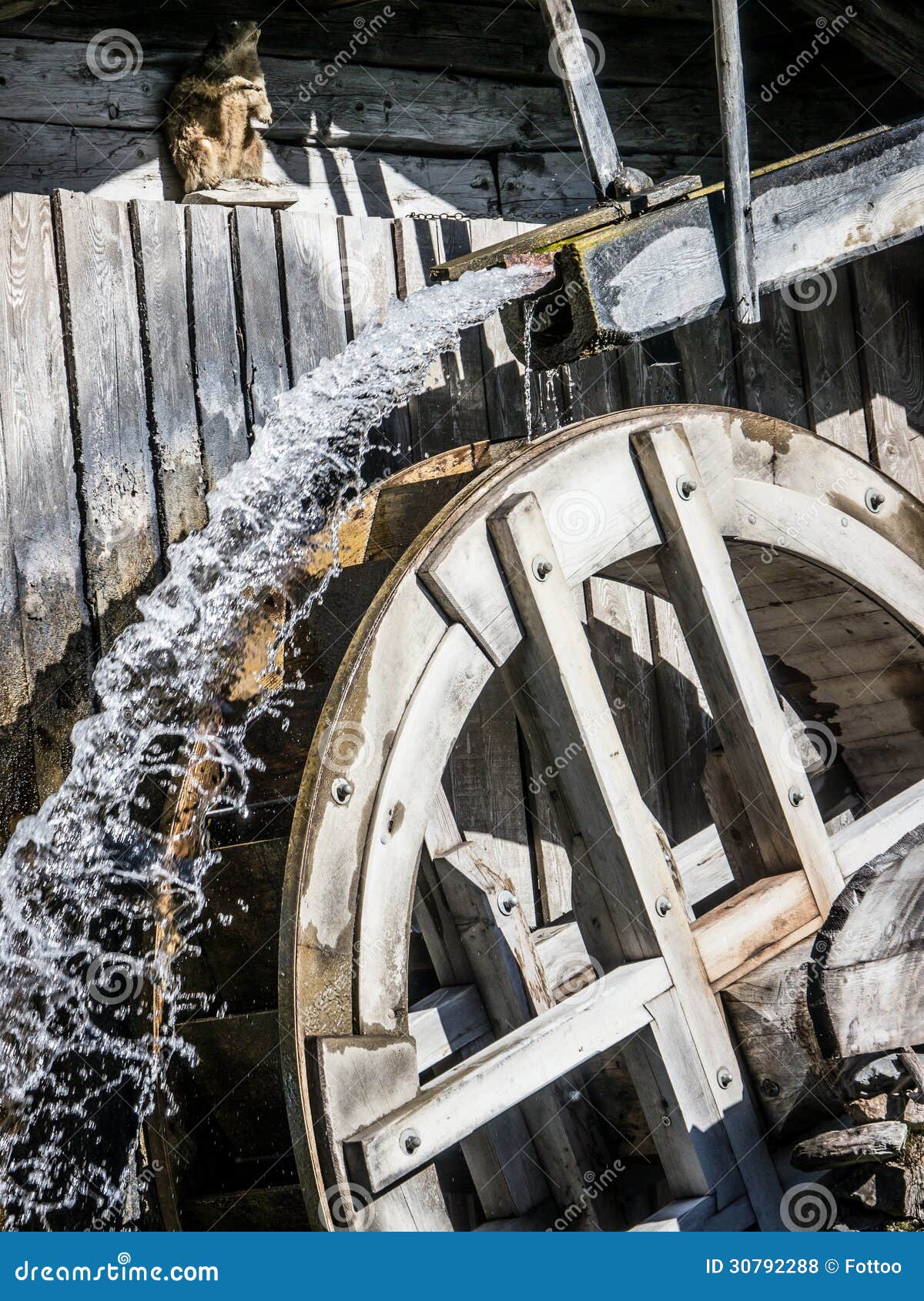 Old watermill stock photo. Image of architecture, color - 30792288