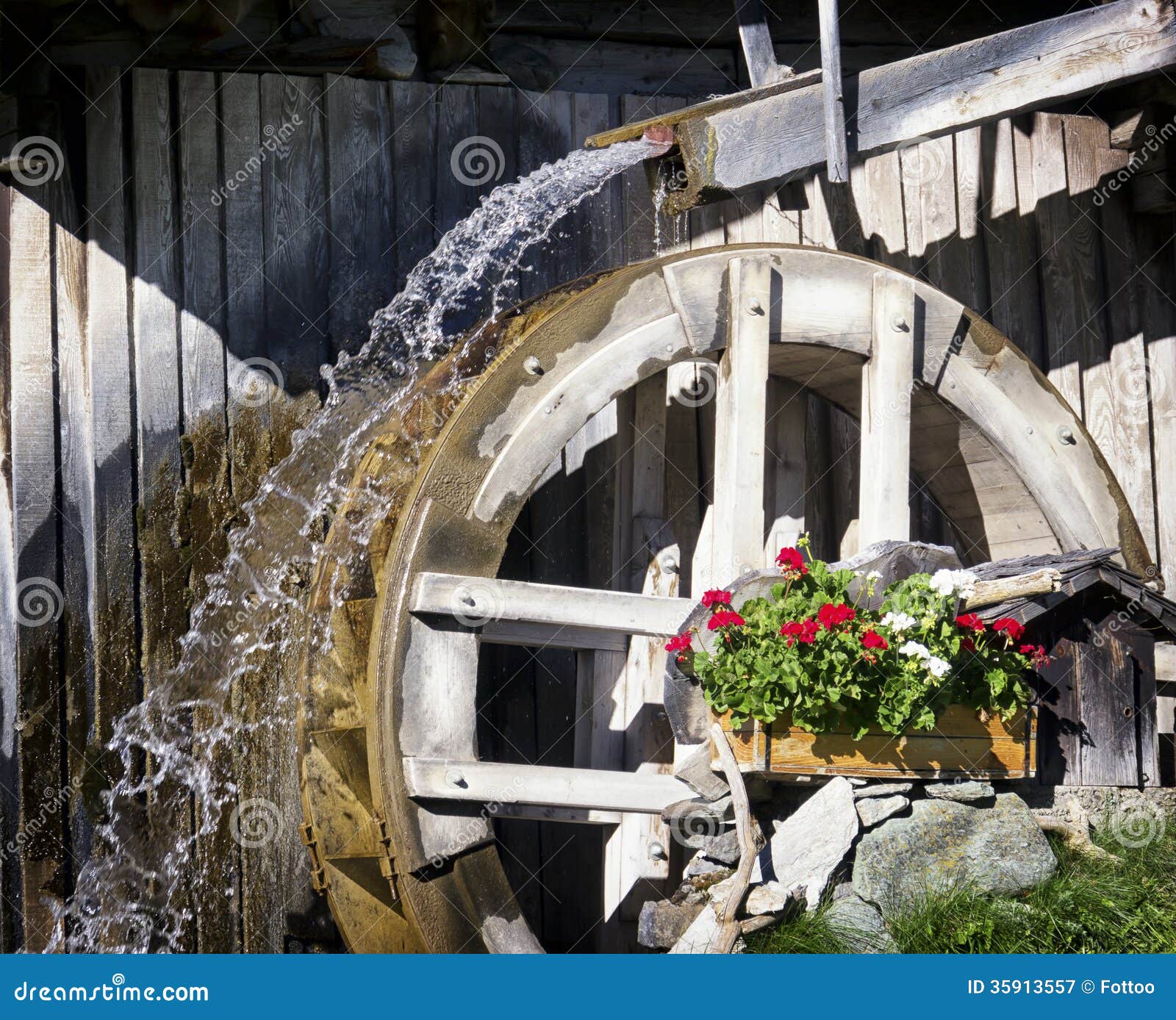 Old watermill stock image. Image of outdoors, antique - 35913557