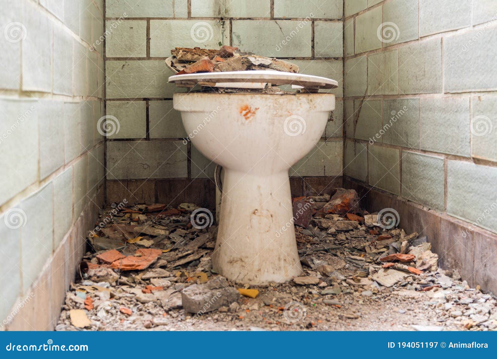 Old WC in the Bathroom stock image. Image of restroom - 194051197
