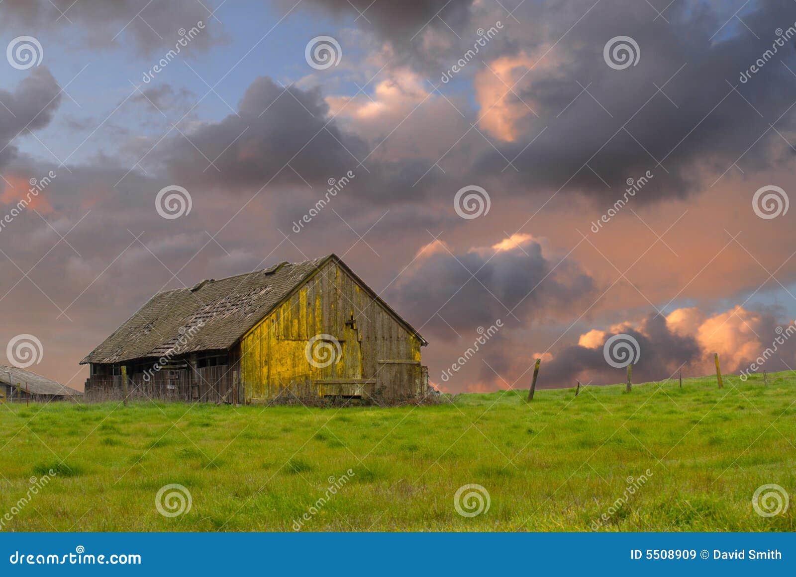 Old Weathered Abandoned Barn in a Field Stock Image - Image of ...