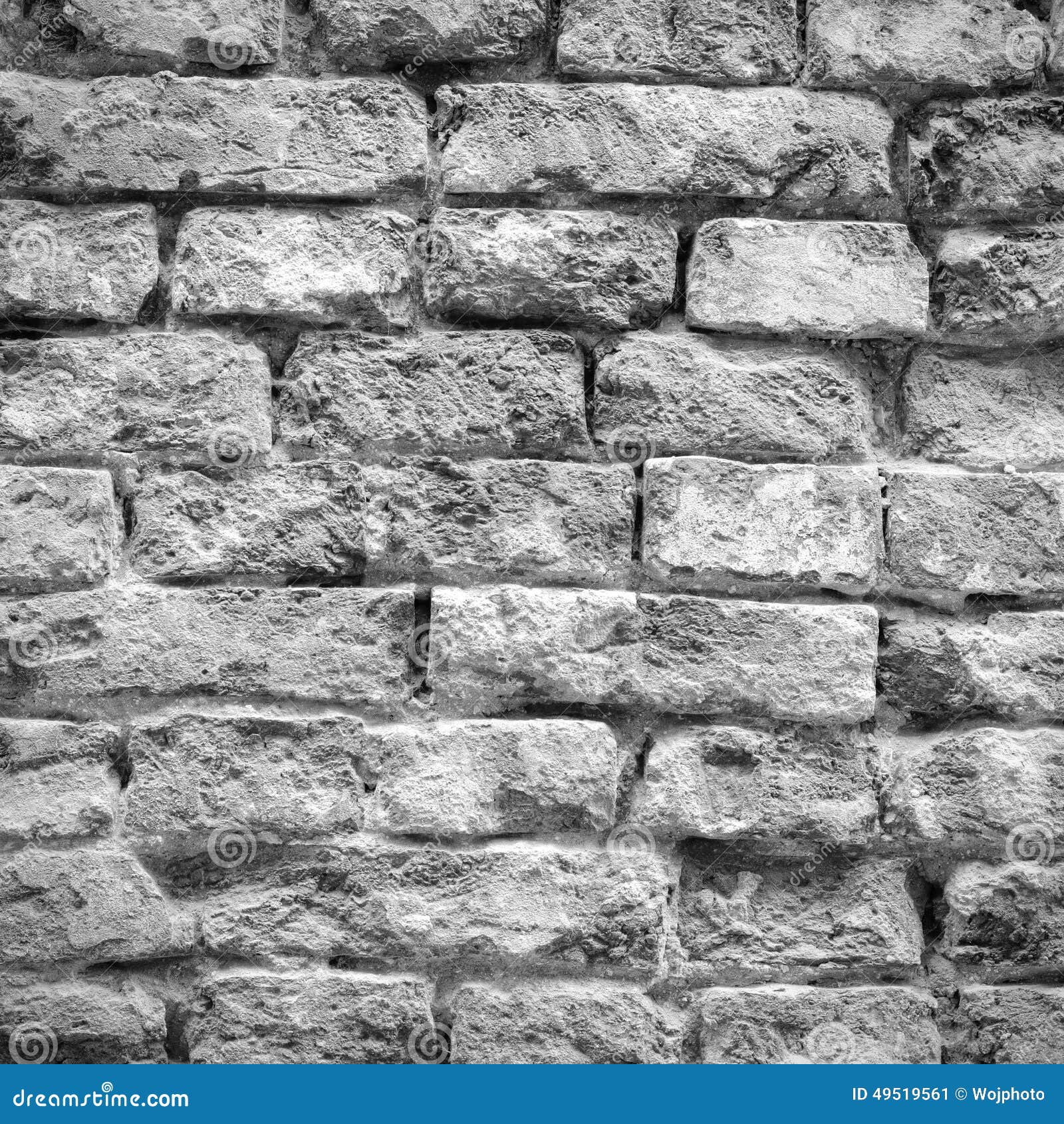 Old Weathered and Battered Brick Wall Texture Stock Image - Image of ...