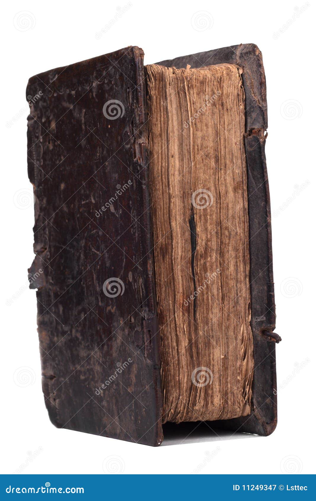 Old Weathered Book with Staines Stock Image - Image of religion, aged ...