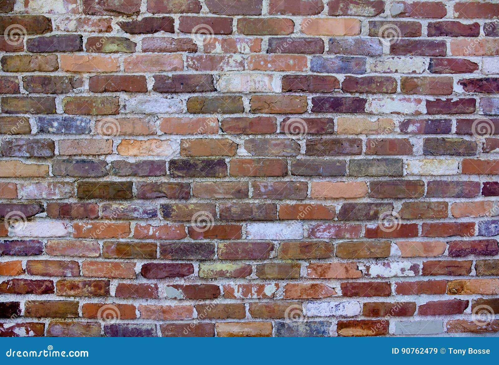 Old, Weathered Brick Wall stock image. Image of grunge - 90762479
