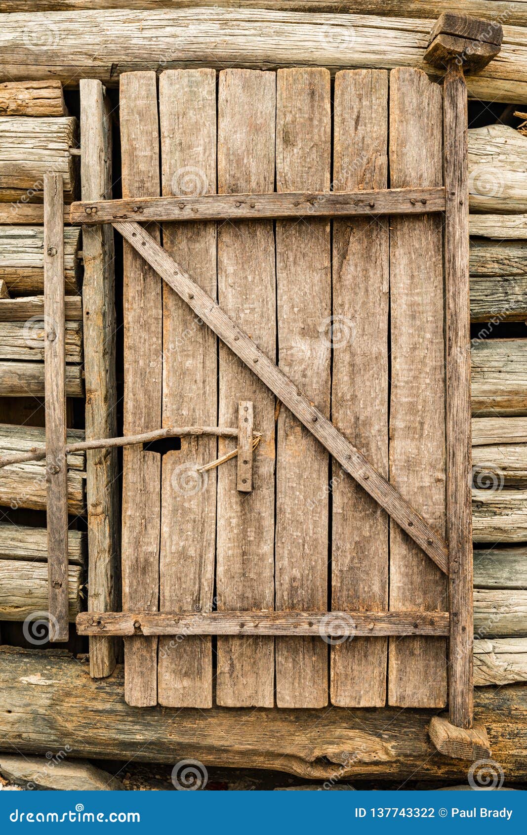 Old weathered cabin door stock photo. Image of cottage - 137743322