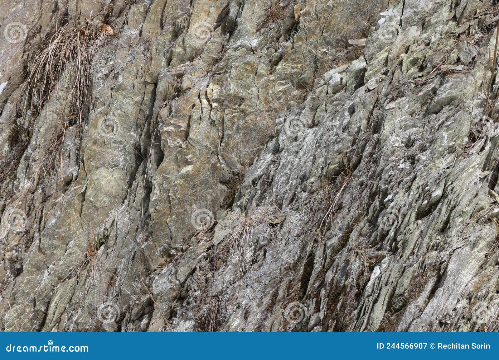 Old Weathered Crumbling Mountain Surface Stock Image - Image of closeup ...