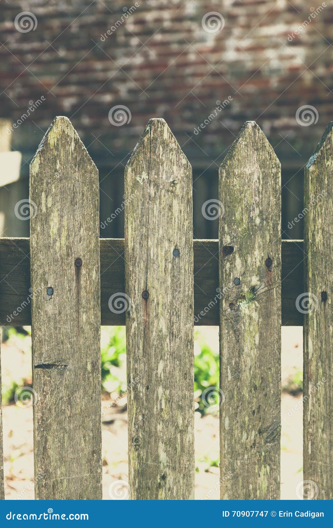 Old Weathered Fence stock image. Image of antique, outdoors - 70907747