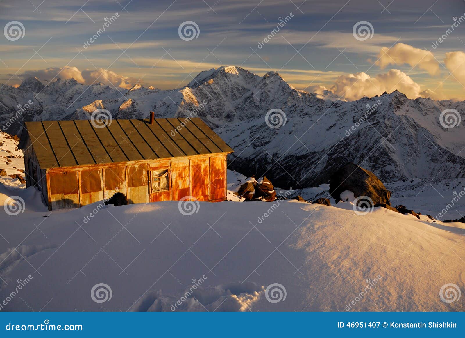 Old weathered hut stock image. Image of mountain, remote - 46951407