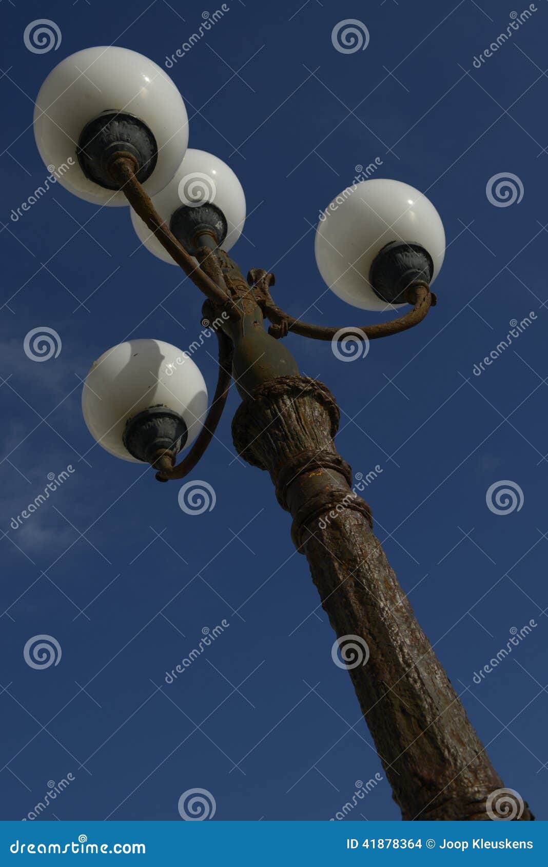 Old weathered lamp post stock photo. Image of electricity - 41878364