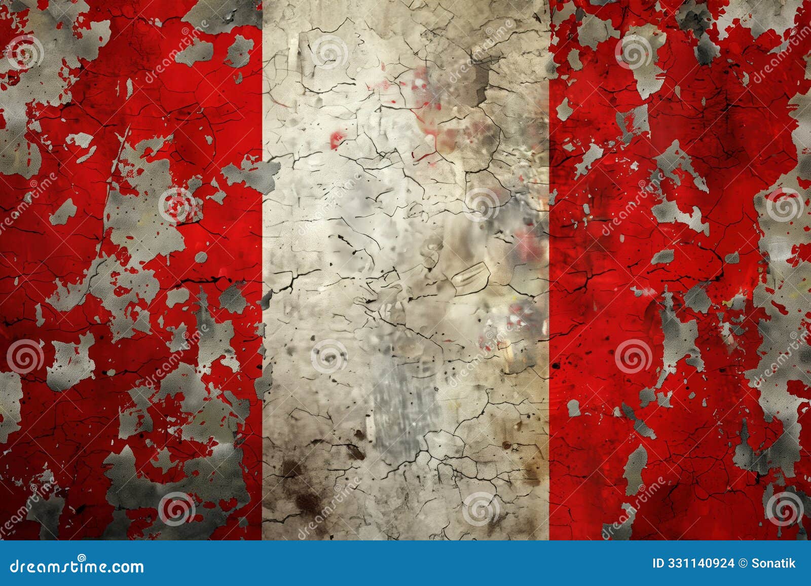 Old and Weathered Peru Flag Stock Photo - Image of icon, authentic ...