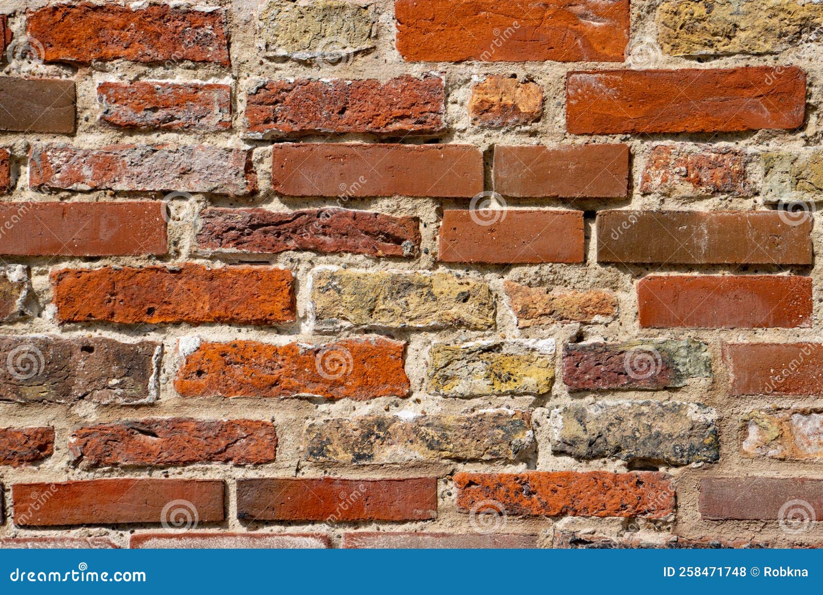 Old Weathered Red Brick Wall Background Stock Photo - Image of backdrop ...