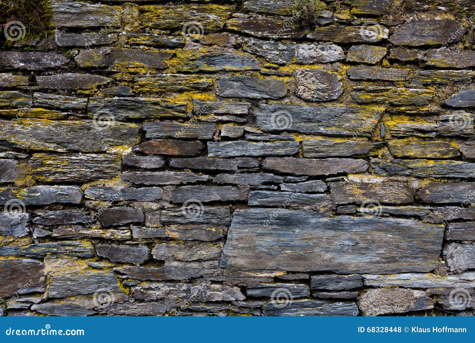 Old Weathered Slate Brick Wall, Texture, Background Stock Photo - Image ...