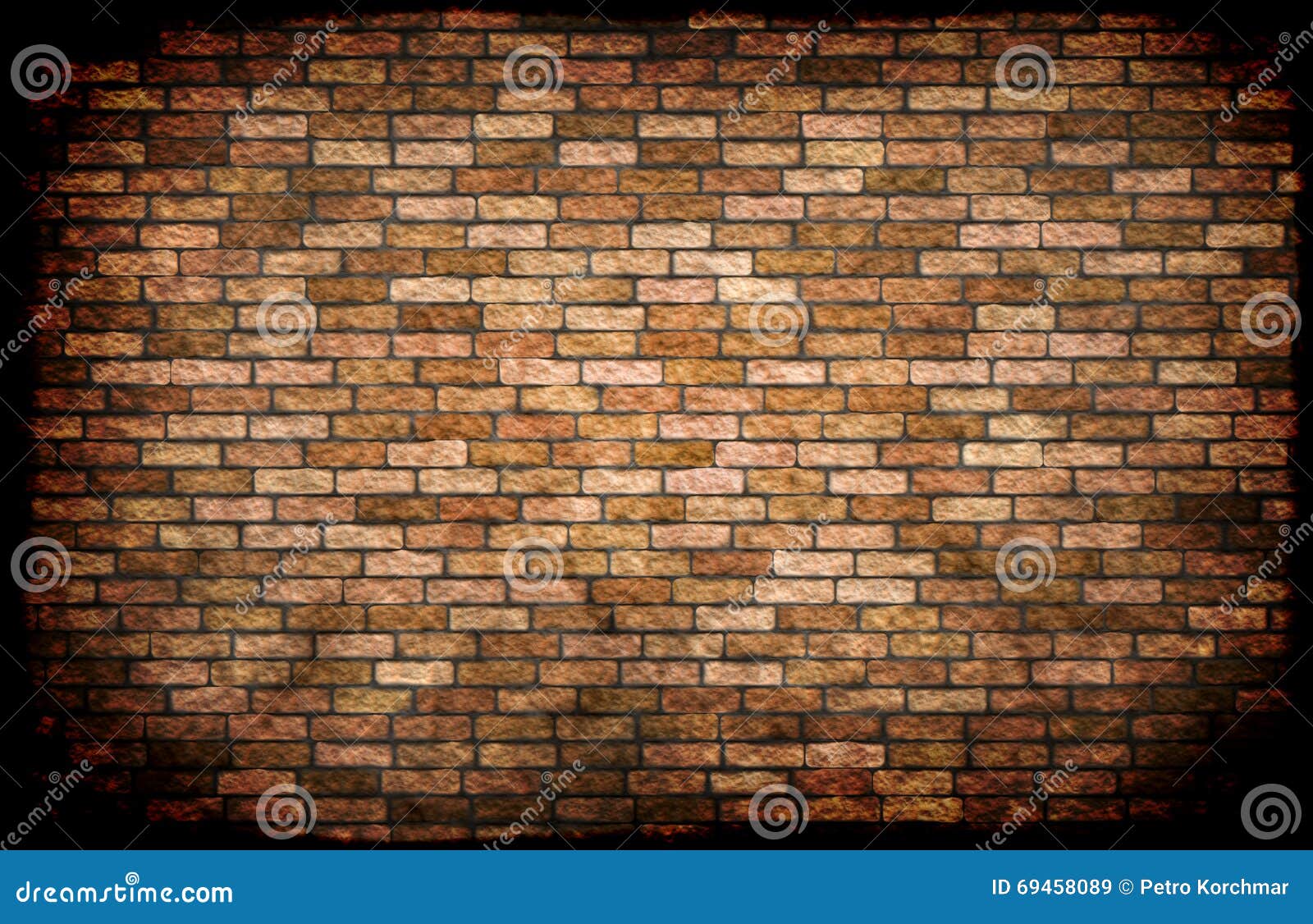 Old Weathered Stained Red Brick Wall Background Stock Image - Image of ...