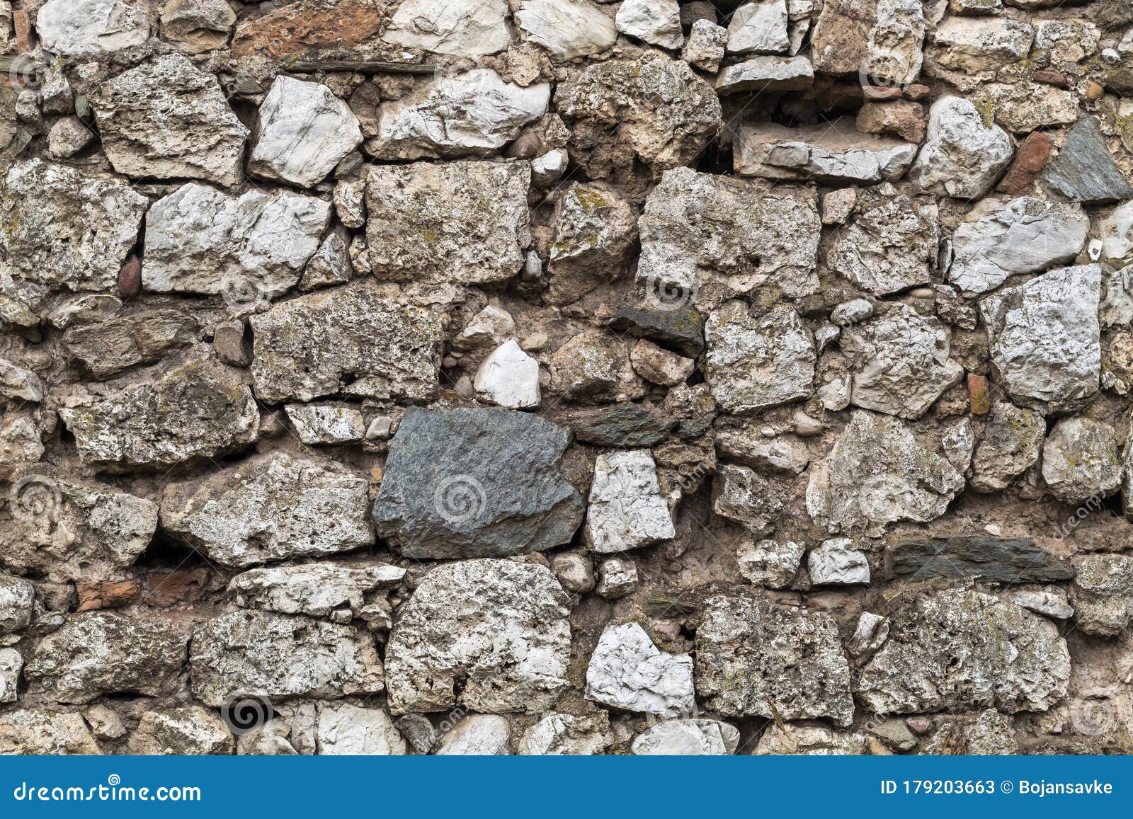 Old Weathered Stone Wall Texture Stock Image - Image of pattern ...
