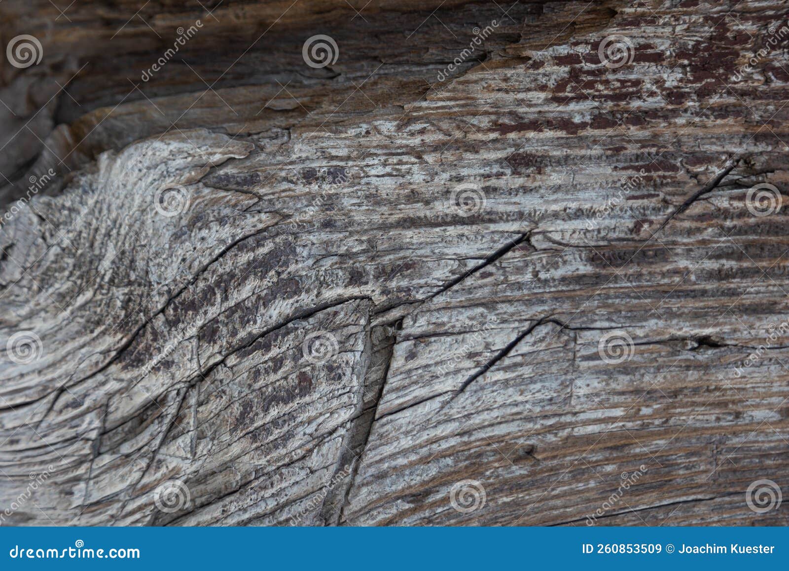 Old Weathered Wooden Beam with Distinctive Grain Stock Image - Image of ...