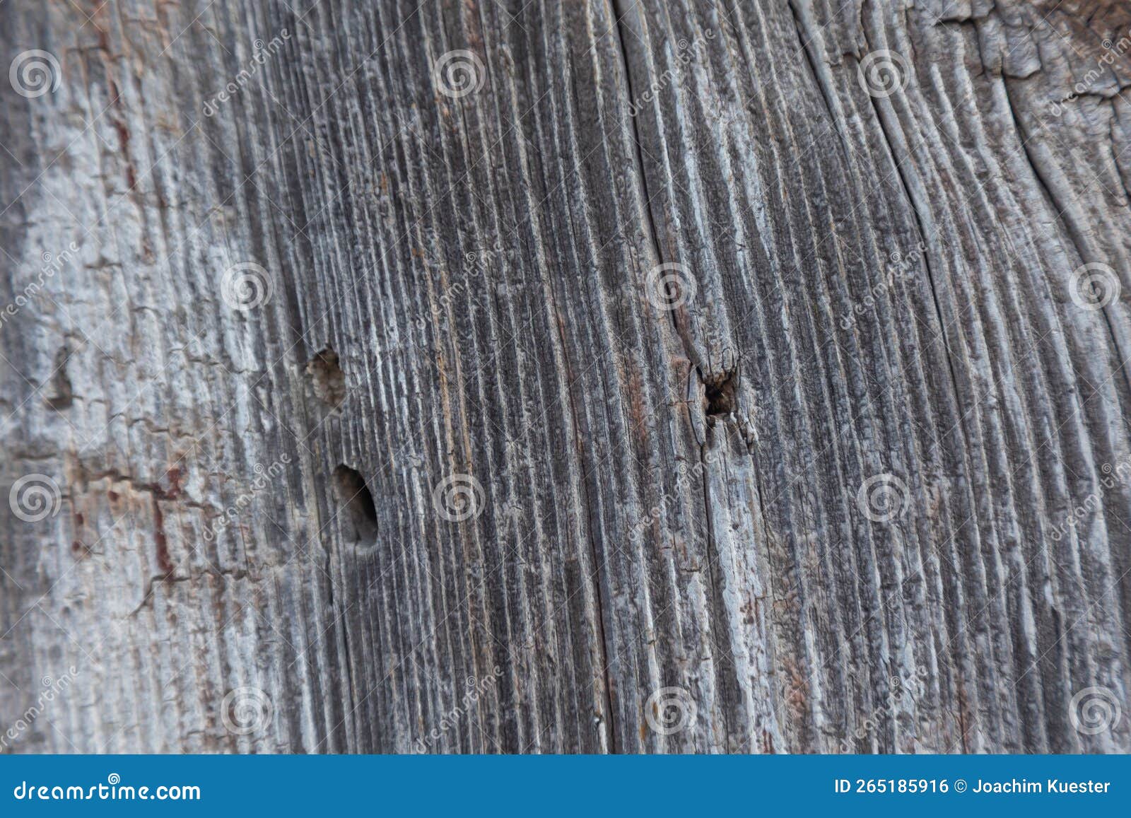 Old Weathered Wooden Beam with Distinctive Grain Stock Photo - Image of ...
