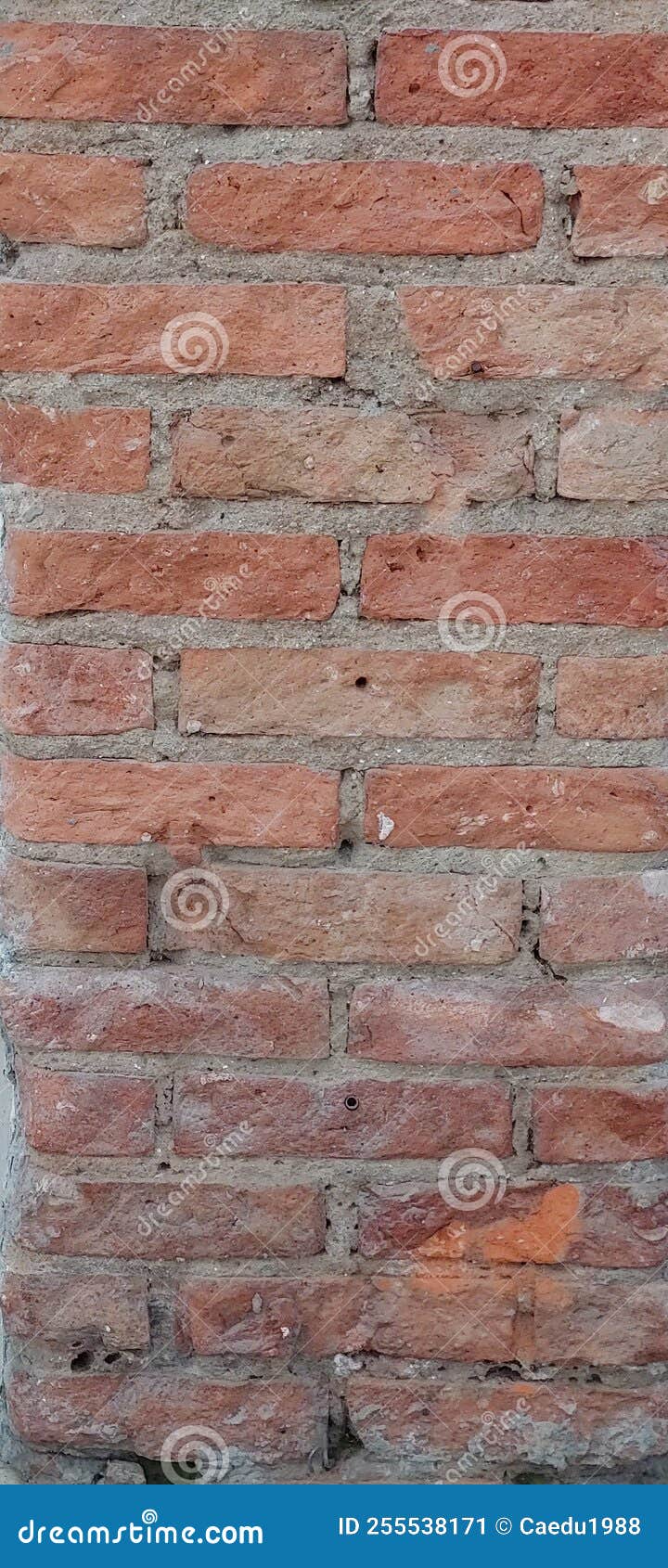 An Old Weaving Brick Pillar Stock Image - Image of weaving, brick ...