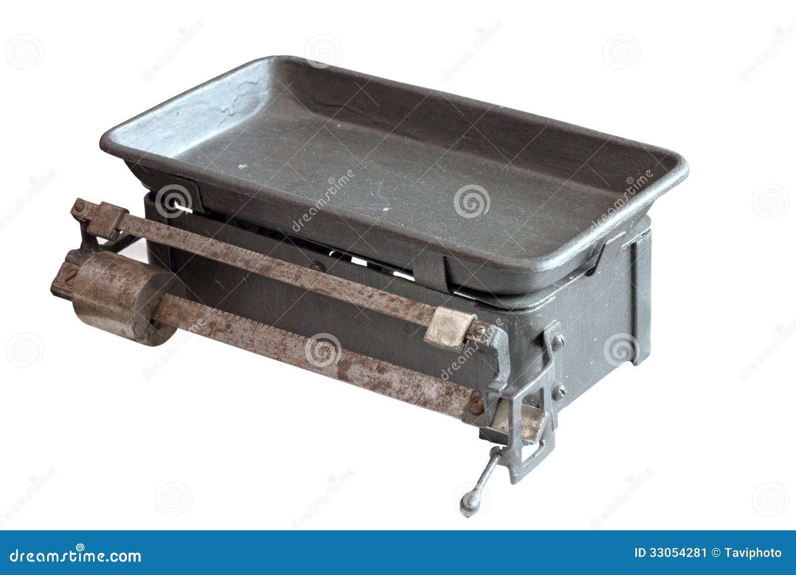 Old weighing machine stock image. Image of metallic, counterbalance ...