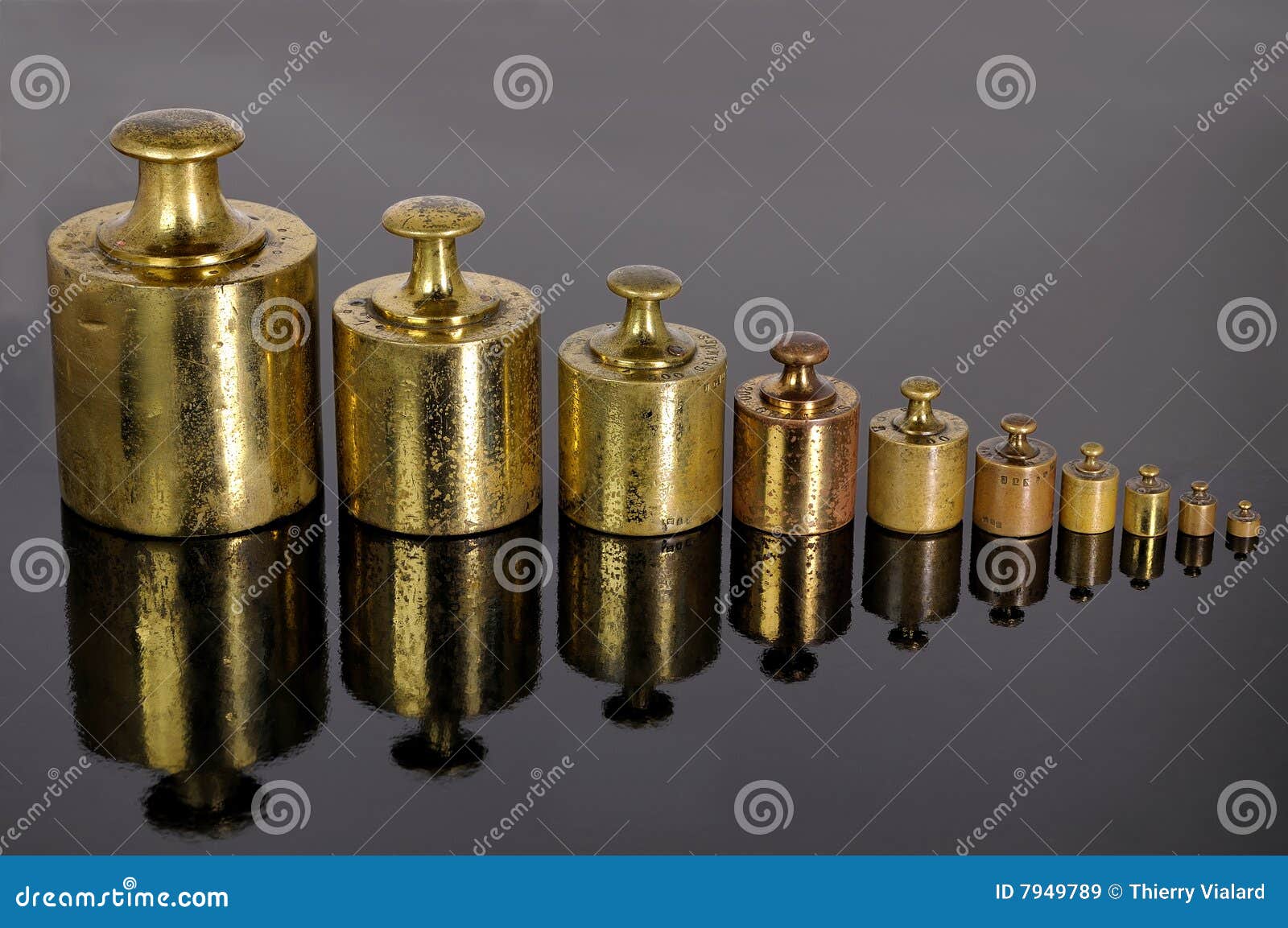 Old weight stock image. Image of vintage, stell, color - 7949789