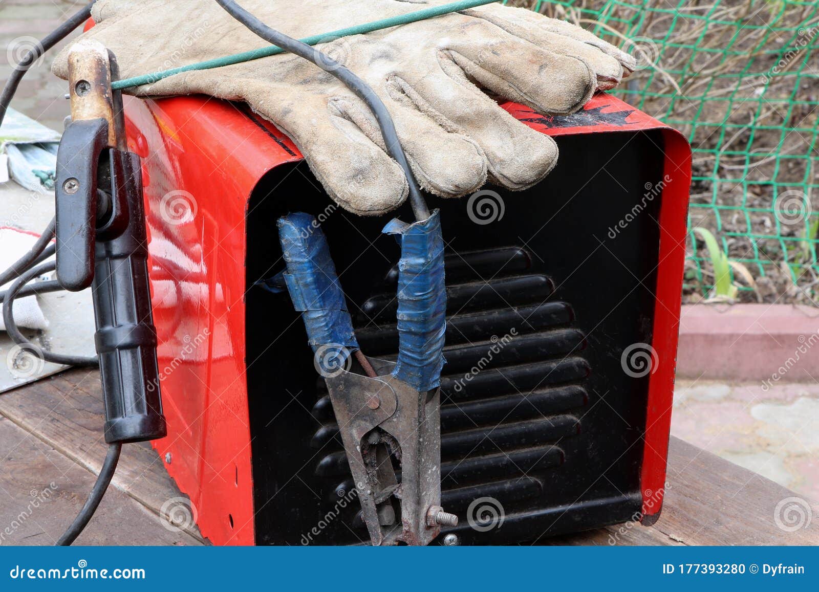 Old Welding Machine. Tools for Electro Welding Stock Photo - Image of ...