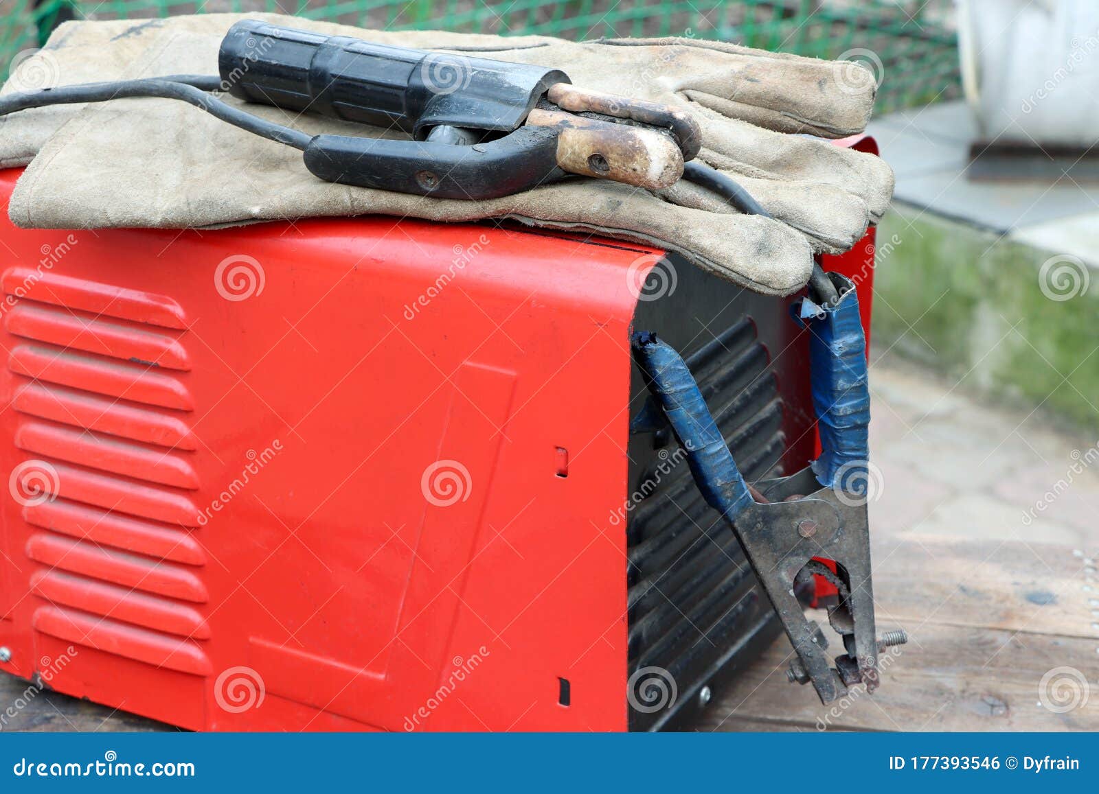 Old Welding Machine. Tools for Electro Welding Stock Photo - Image of ...